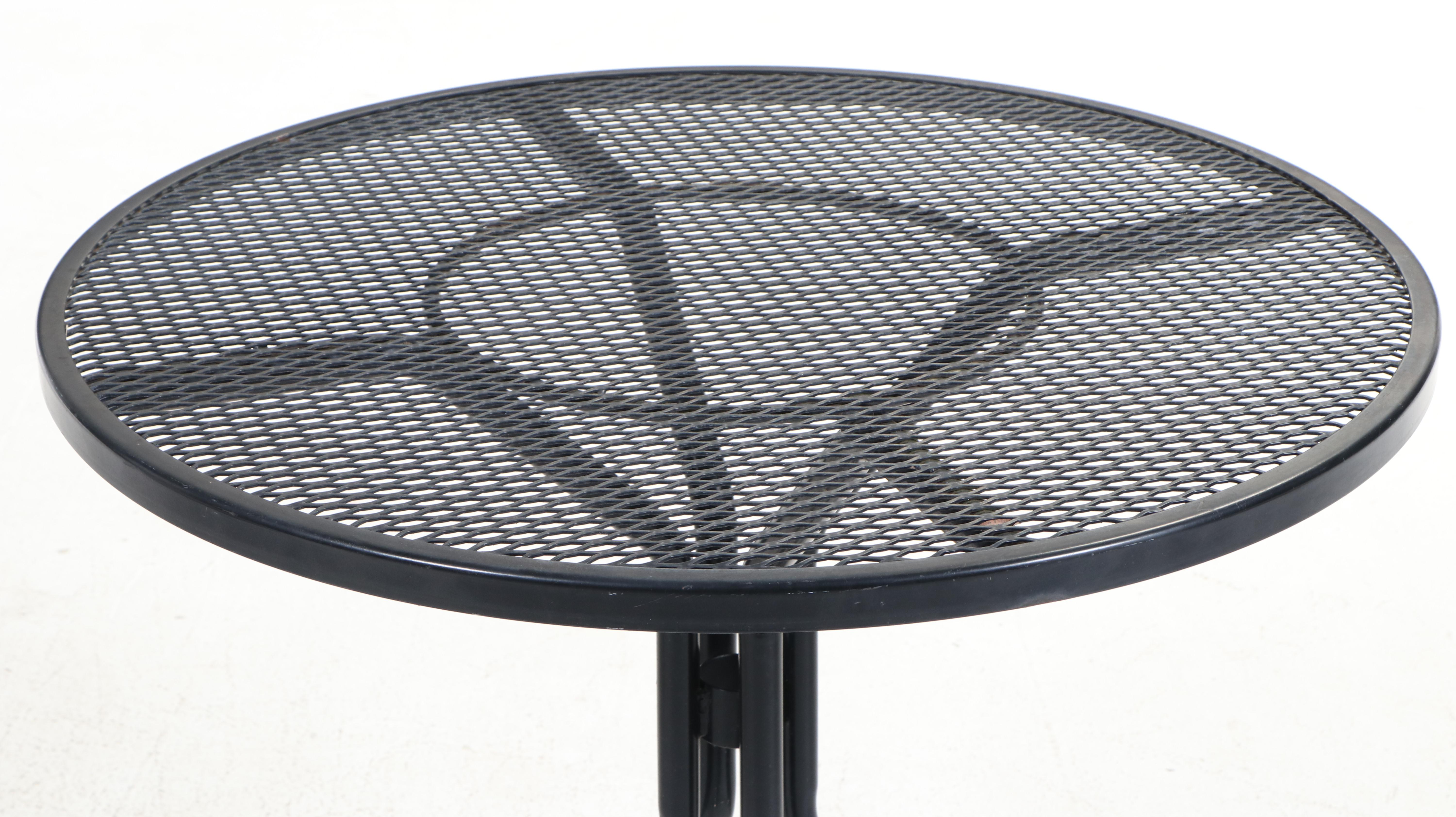 Three-Piece Wire Mesh Patio Bistro Set | EBTH