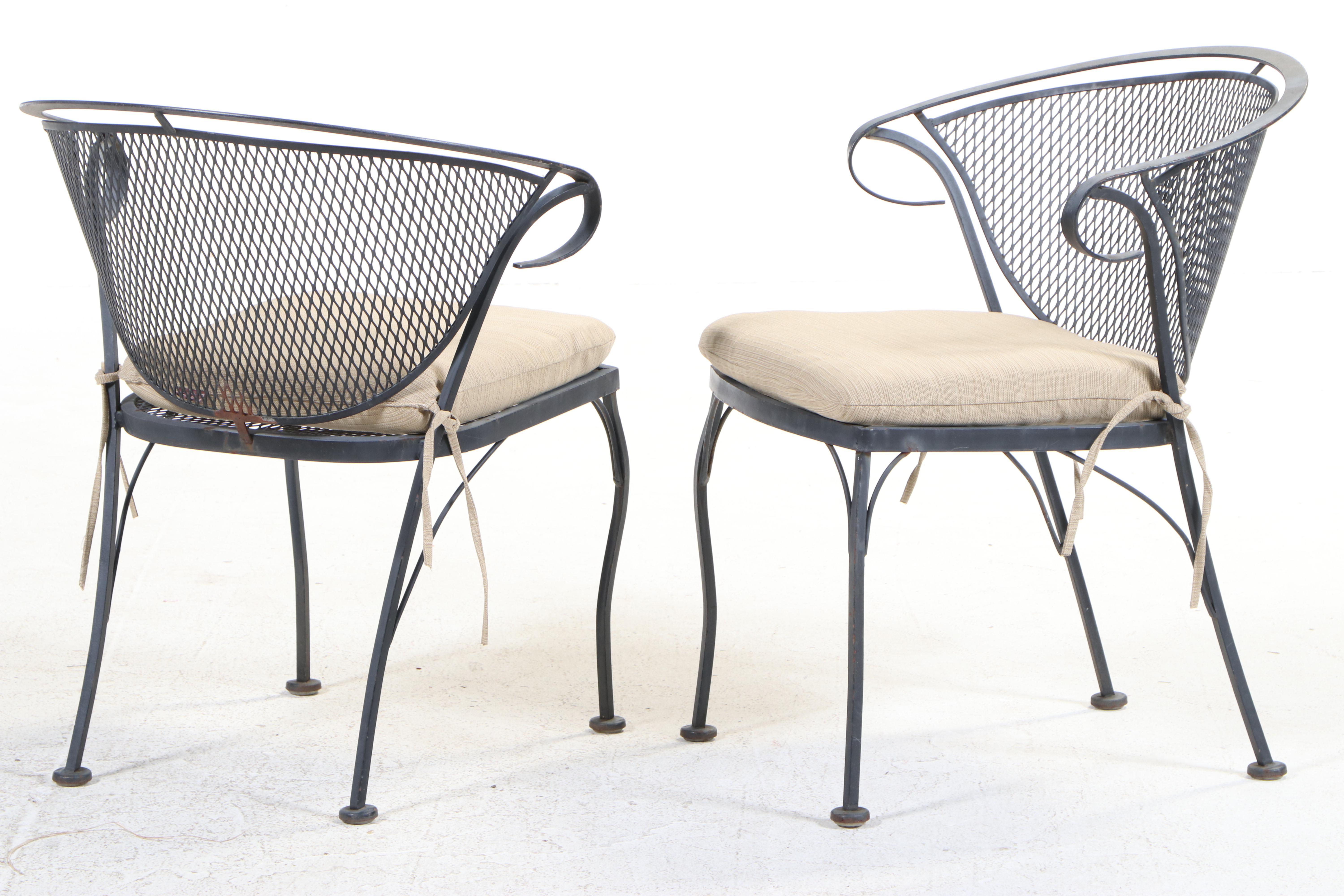 Three-Piece Wire Mesh Patio Bistro Set | EBTH