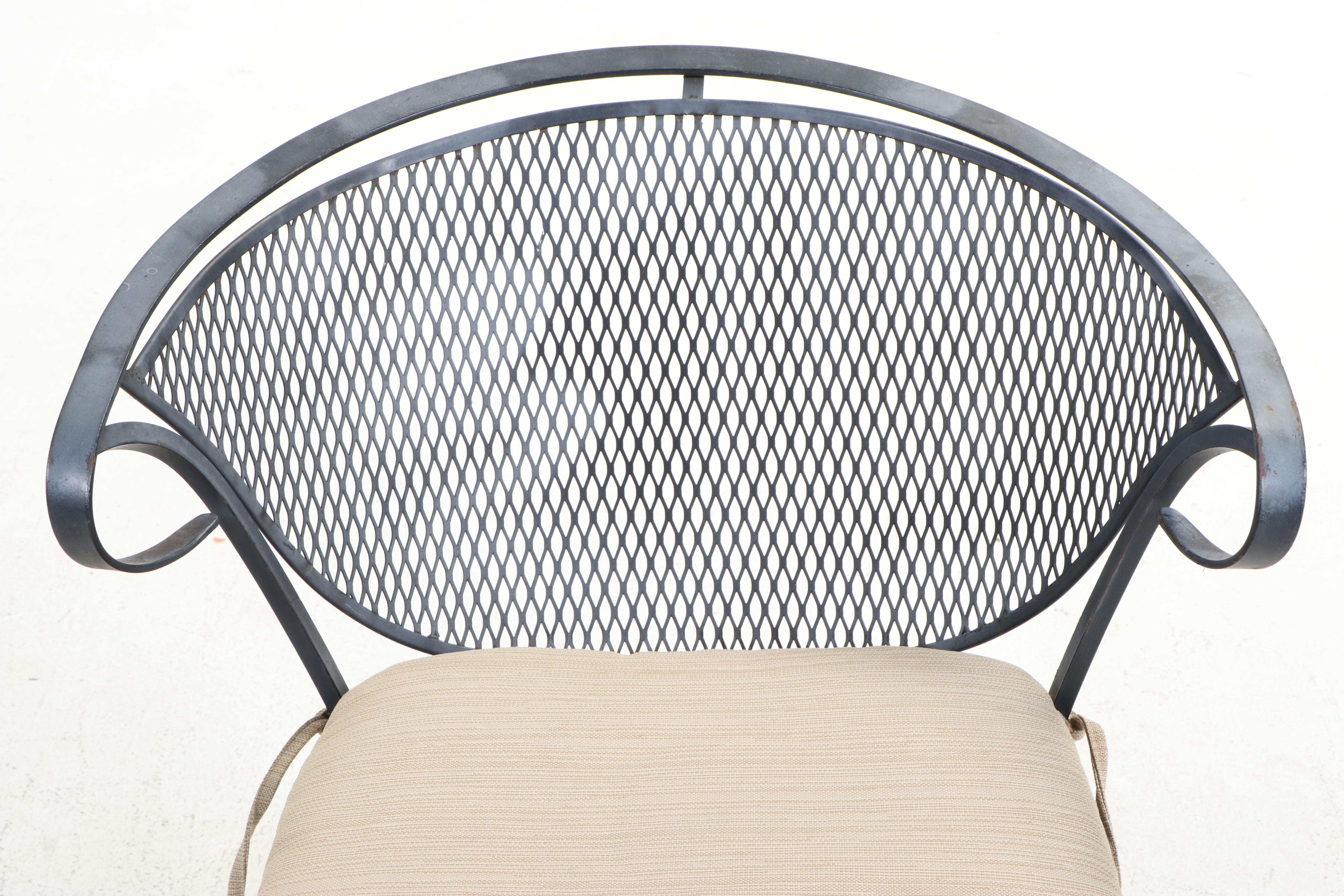 Three-Piece Wire Mesh Patio Bistro Set | EBTH
