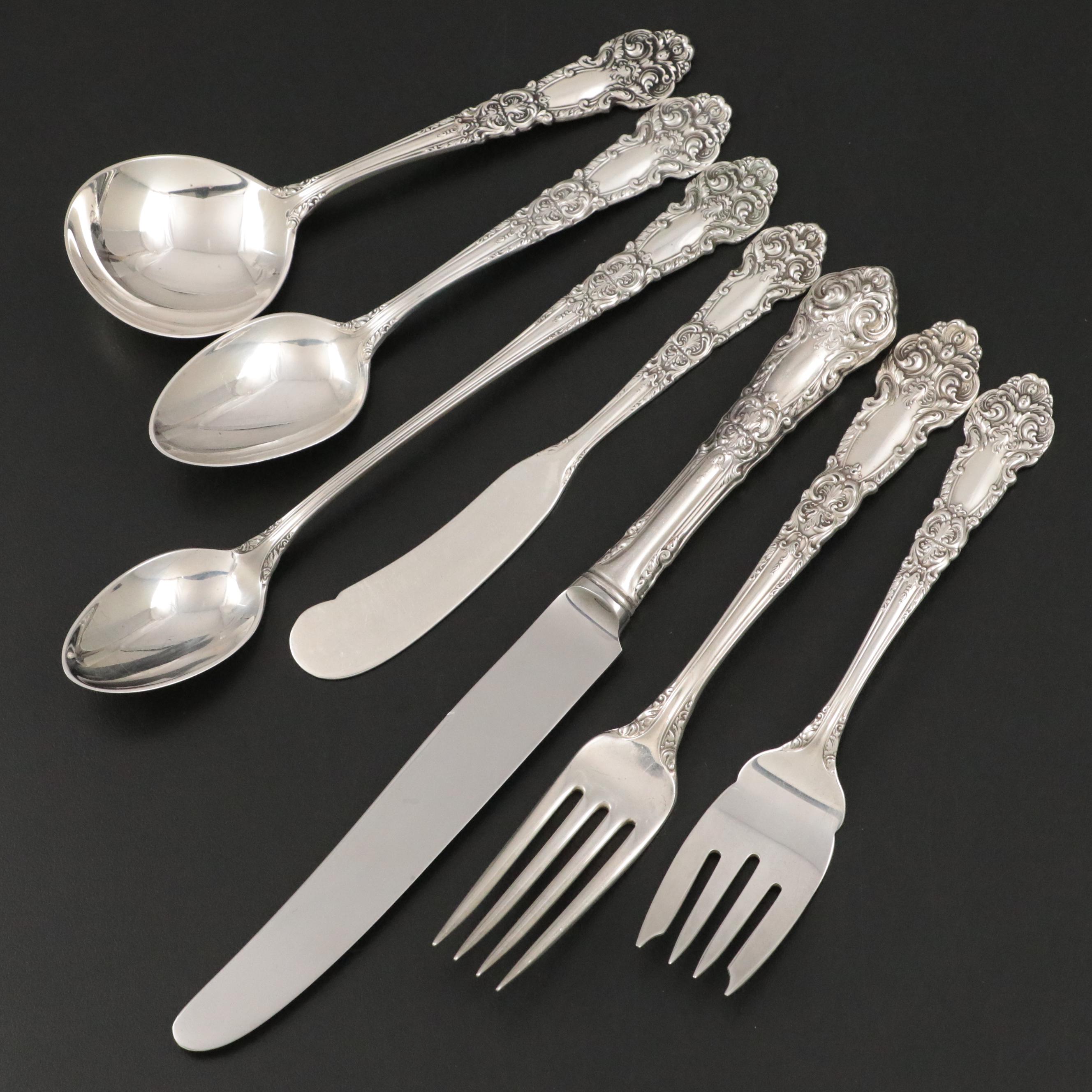 Reed & Barton "French Renaissance" Sterling Silver Flatware, Mid/Late ...