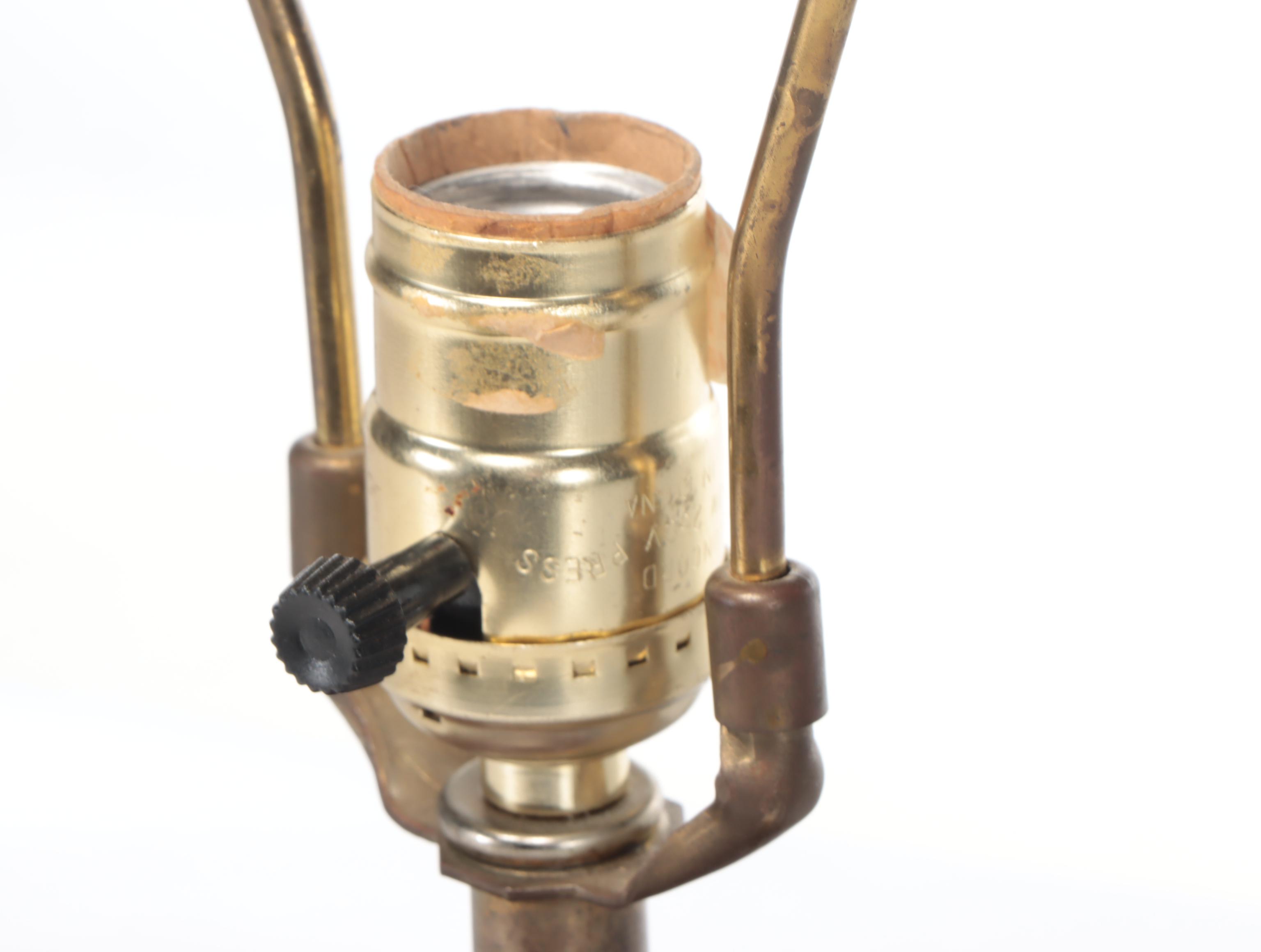 Reliance Lamp Co. Hand-Painted Ceramic Table Lamp | EBTH