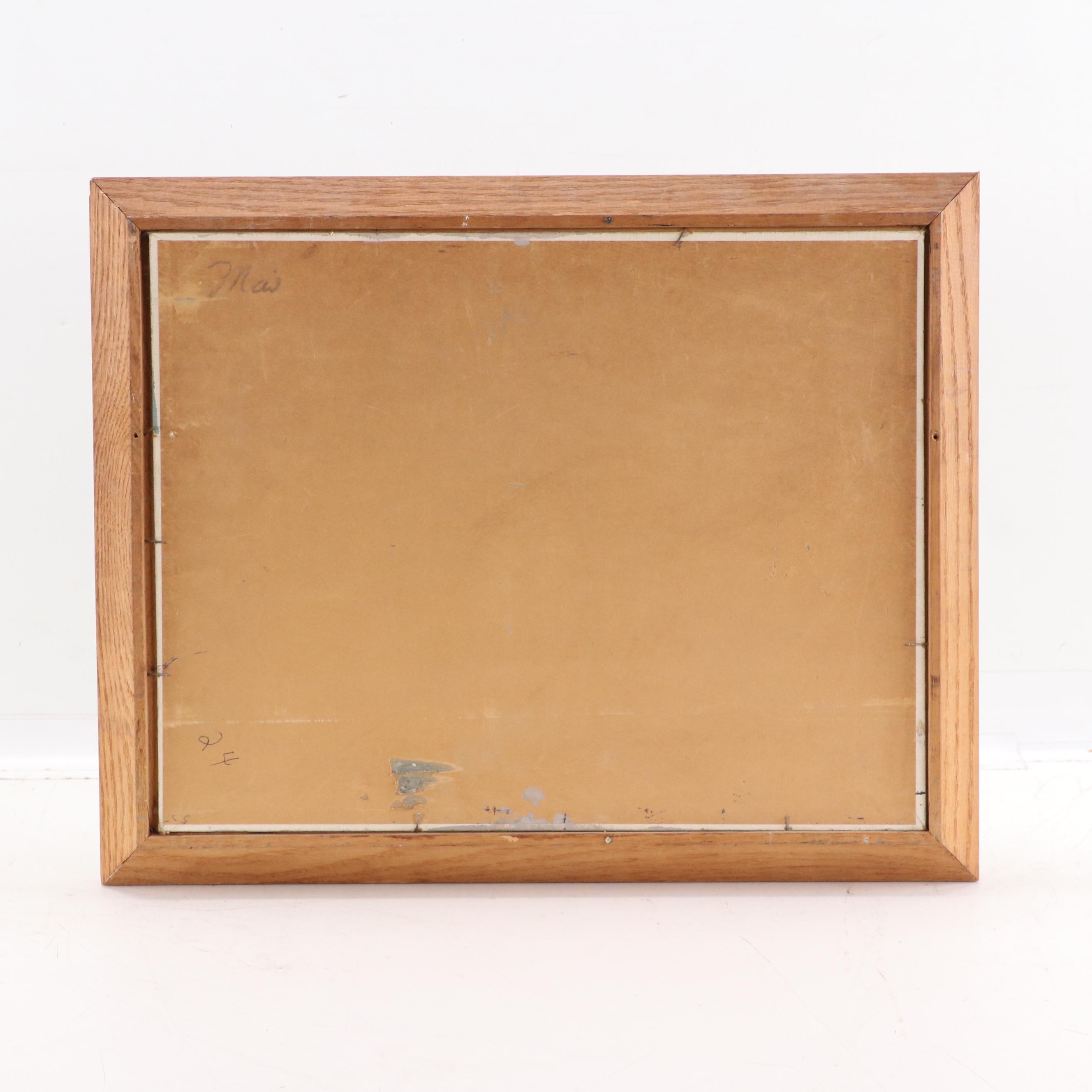 Mai Hoffer Seascape Oil Painting, Mid-Late 20th Century | EBTH