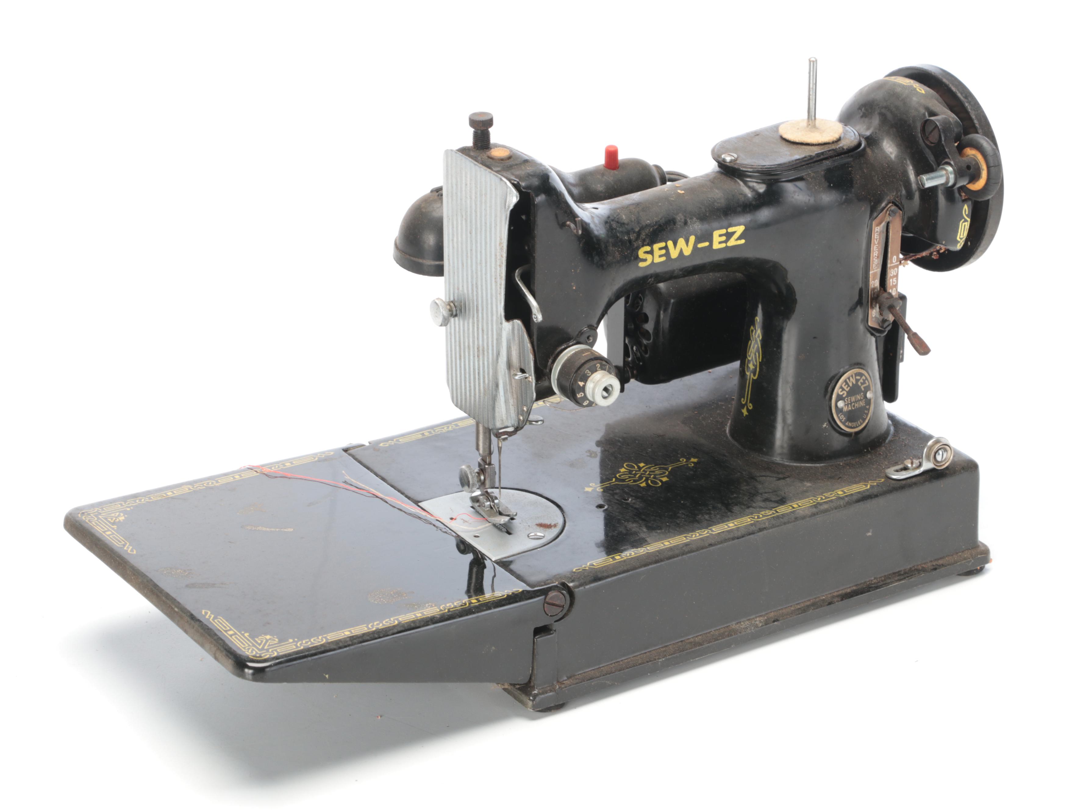 Sew-Ez Portable Featherweight Style Electric Sewing Machine, Mid/ Late ...