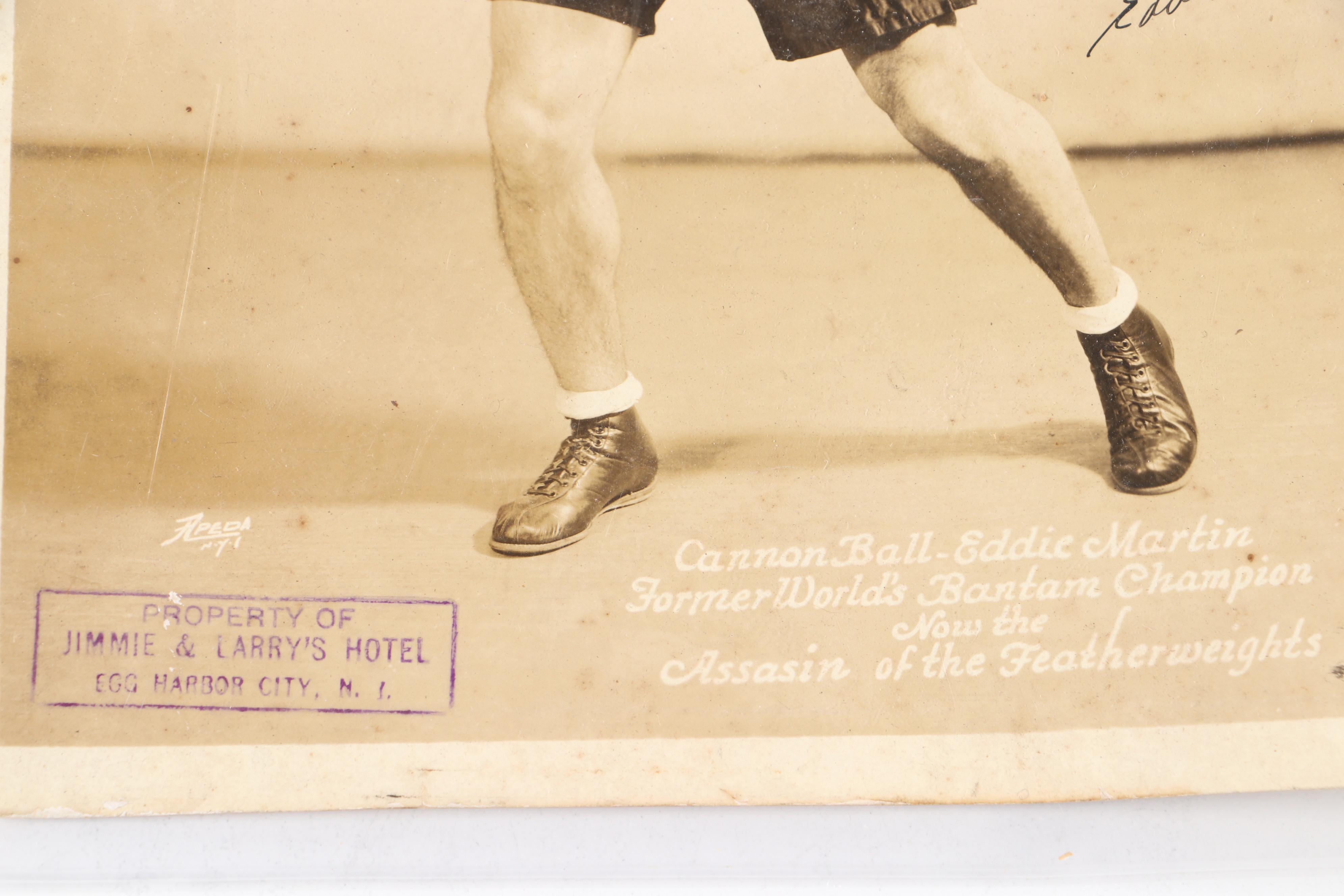 Benny Bass and Eddie Martin Signed Boxing Prints with More | EBTH