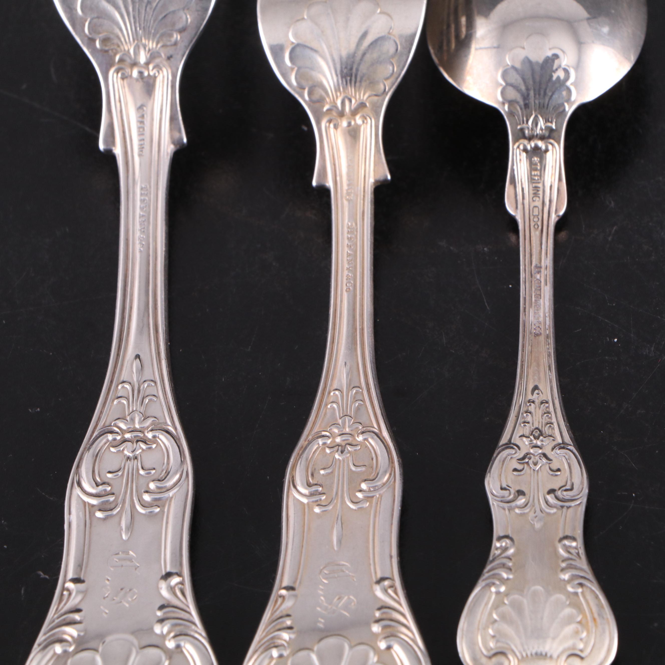 Tiffany & Co. Sterling Silver Monogrammed Flatware | EBTH