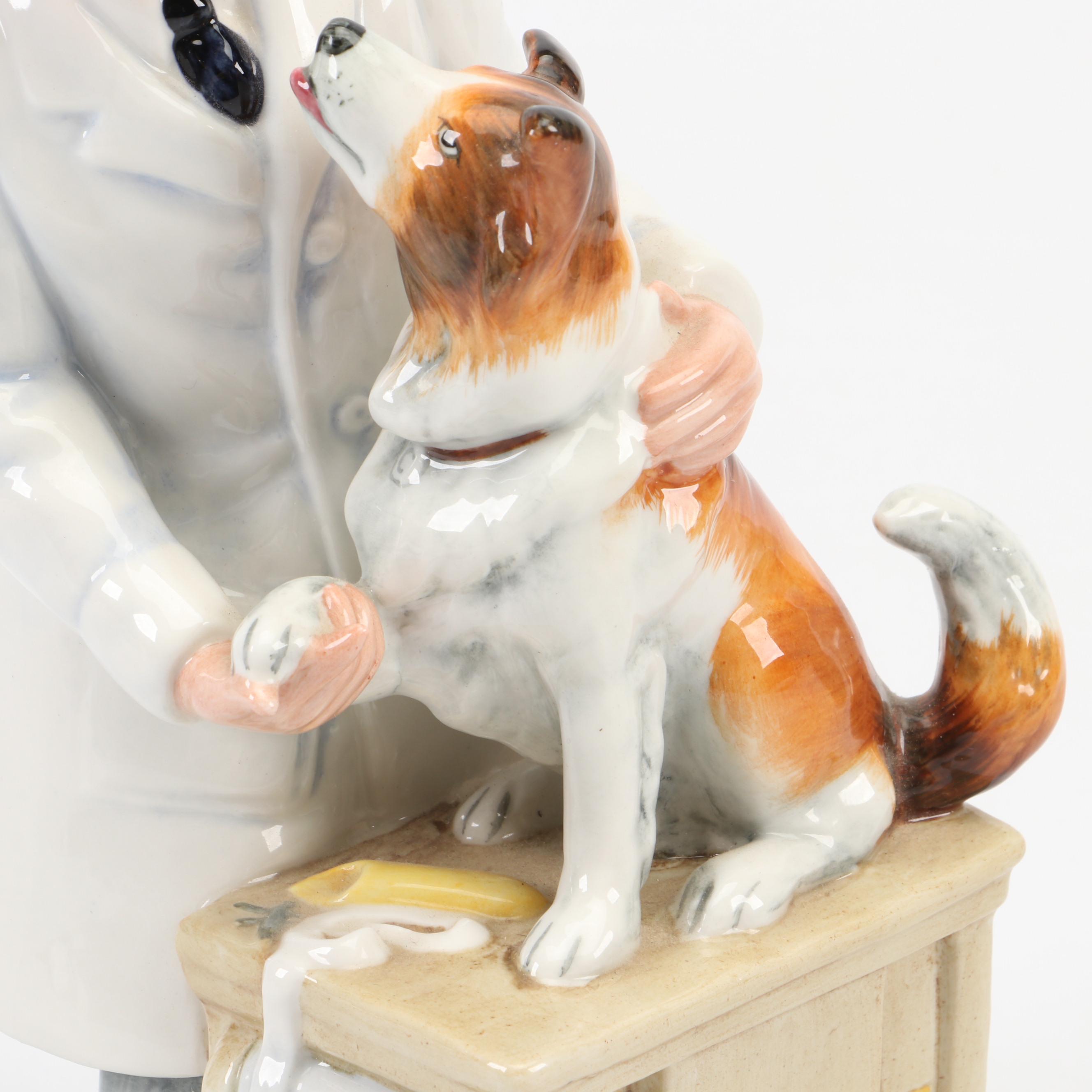 Royal Doulton "Thanks Doc!" Porcelain Figurine, Late 20th Century | EBTH