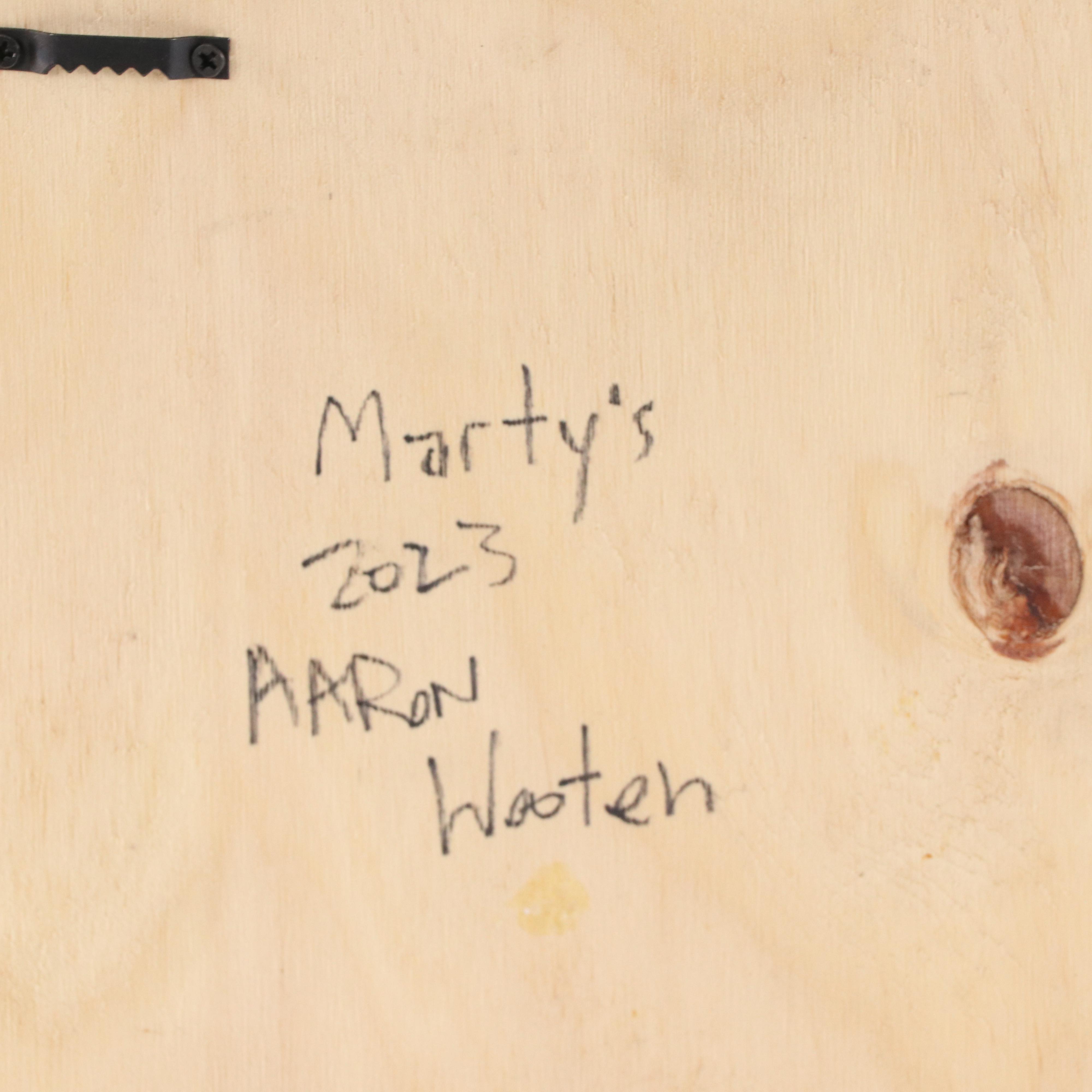 Aaron Wooten Mixed Media Painting "Marty's," 2023 | EBTH