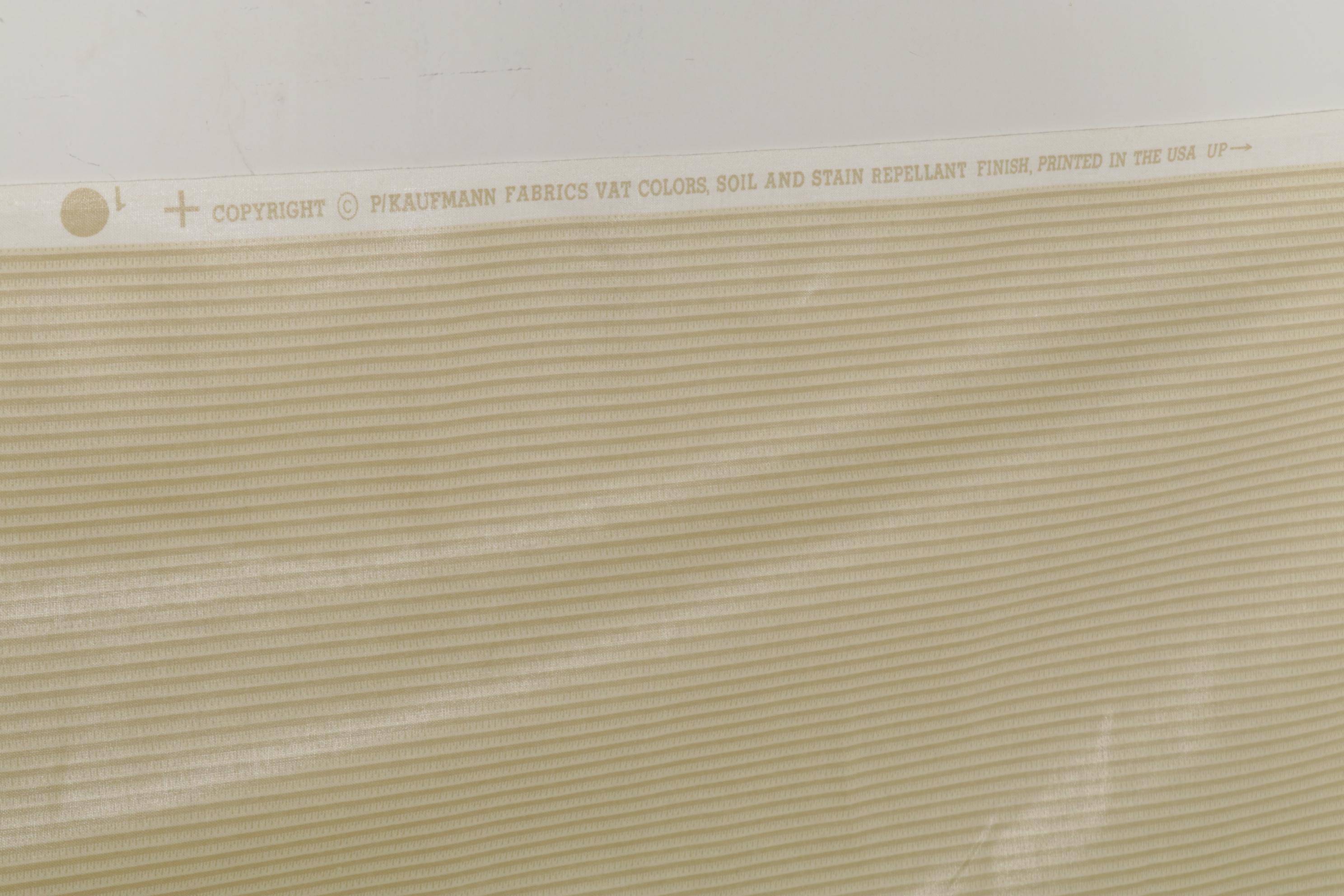 Vinyl and Fabric Upholstery Bolts Including Stripes, Flamestitch and ...