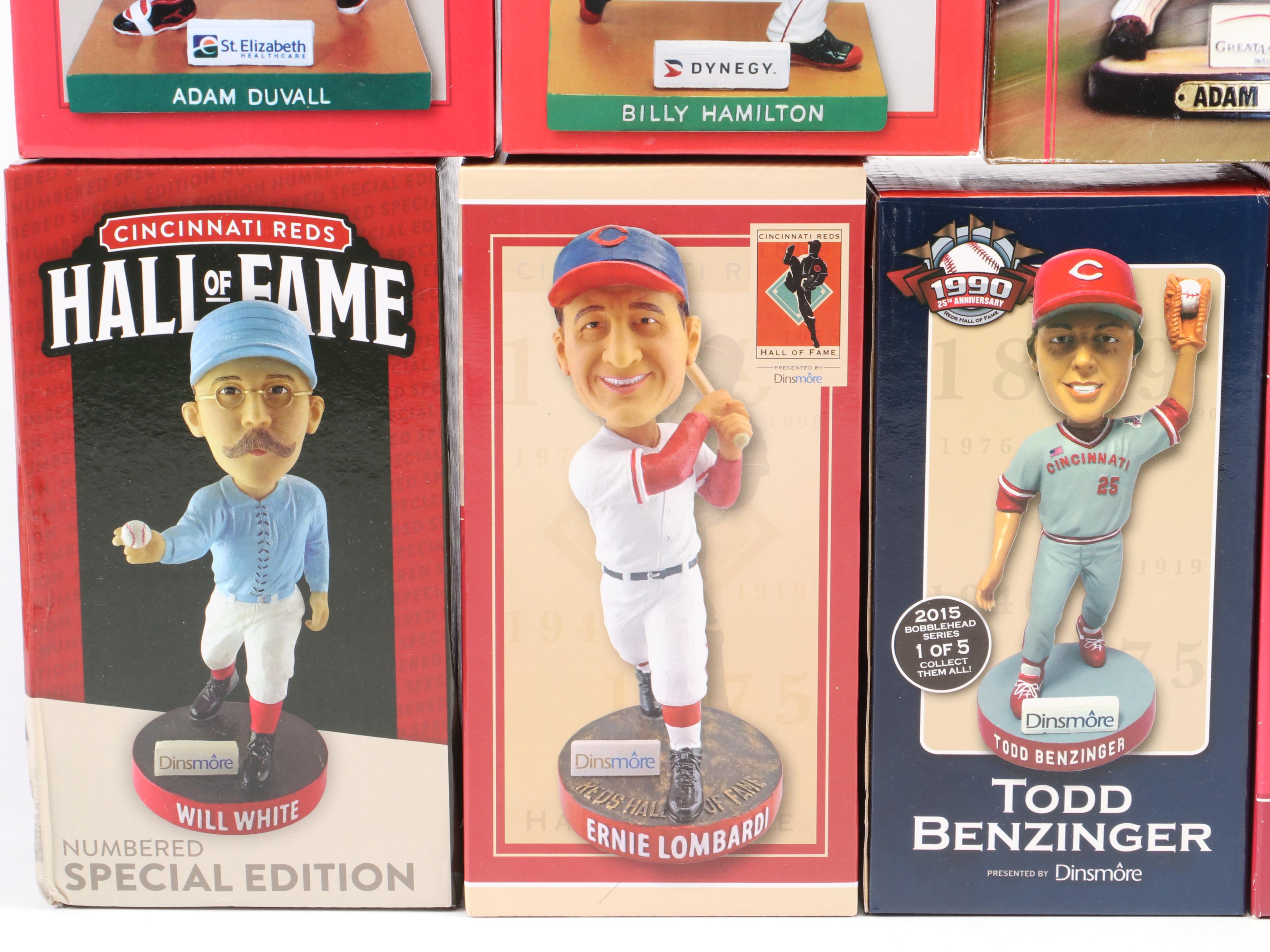 Cincinnati Reds Bobbleheads Featuring Billy Hamilton, Jay Bruce, and ...