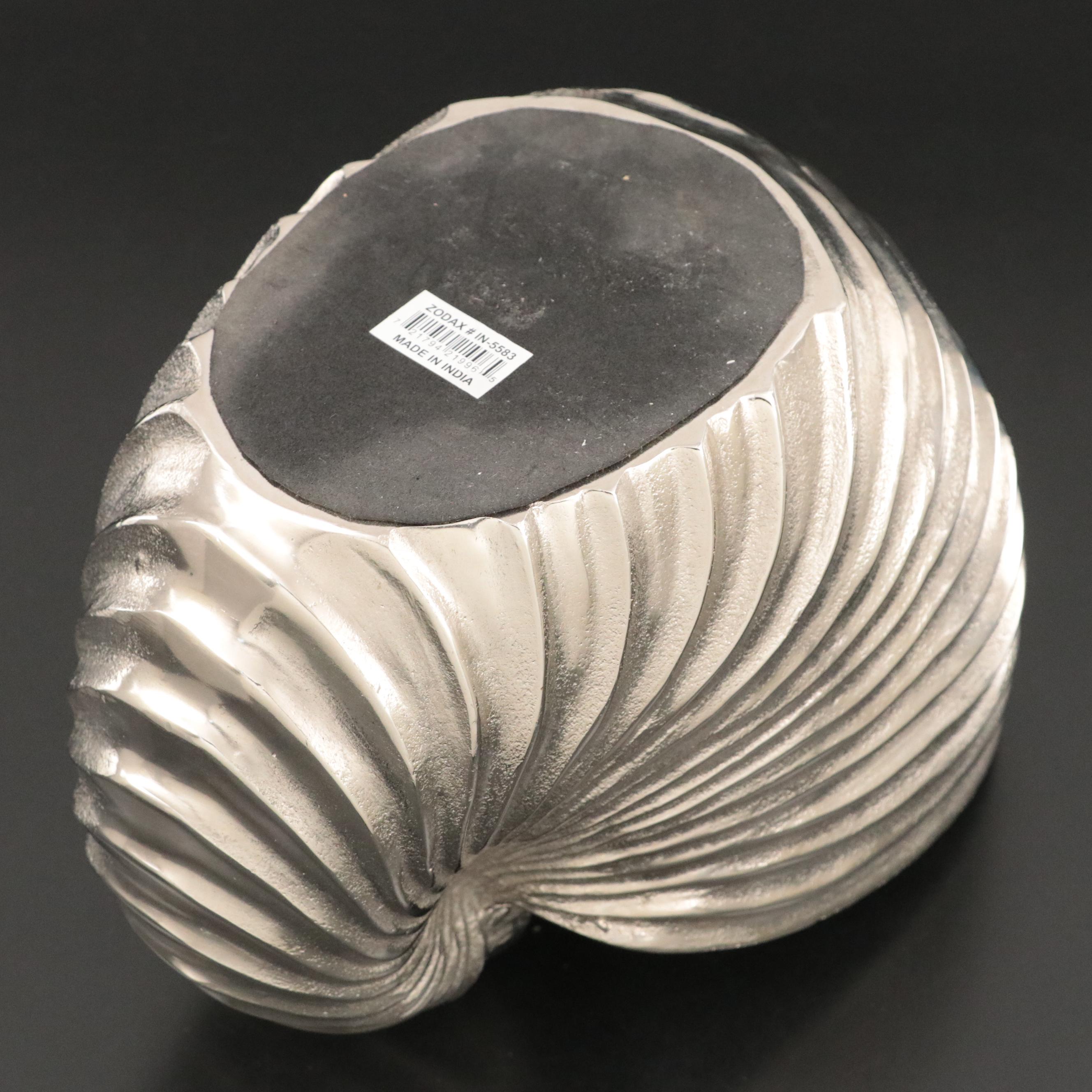 Cast Aluminum Nautilus Shell Ice Bucket | EBTH