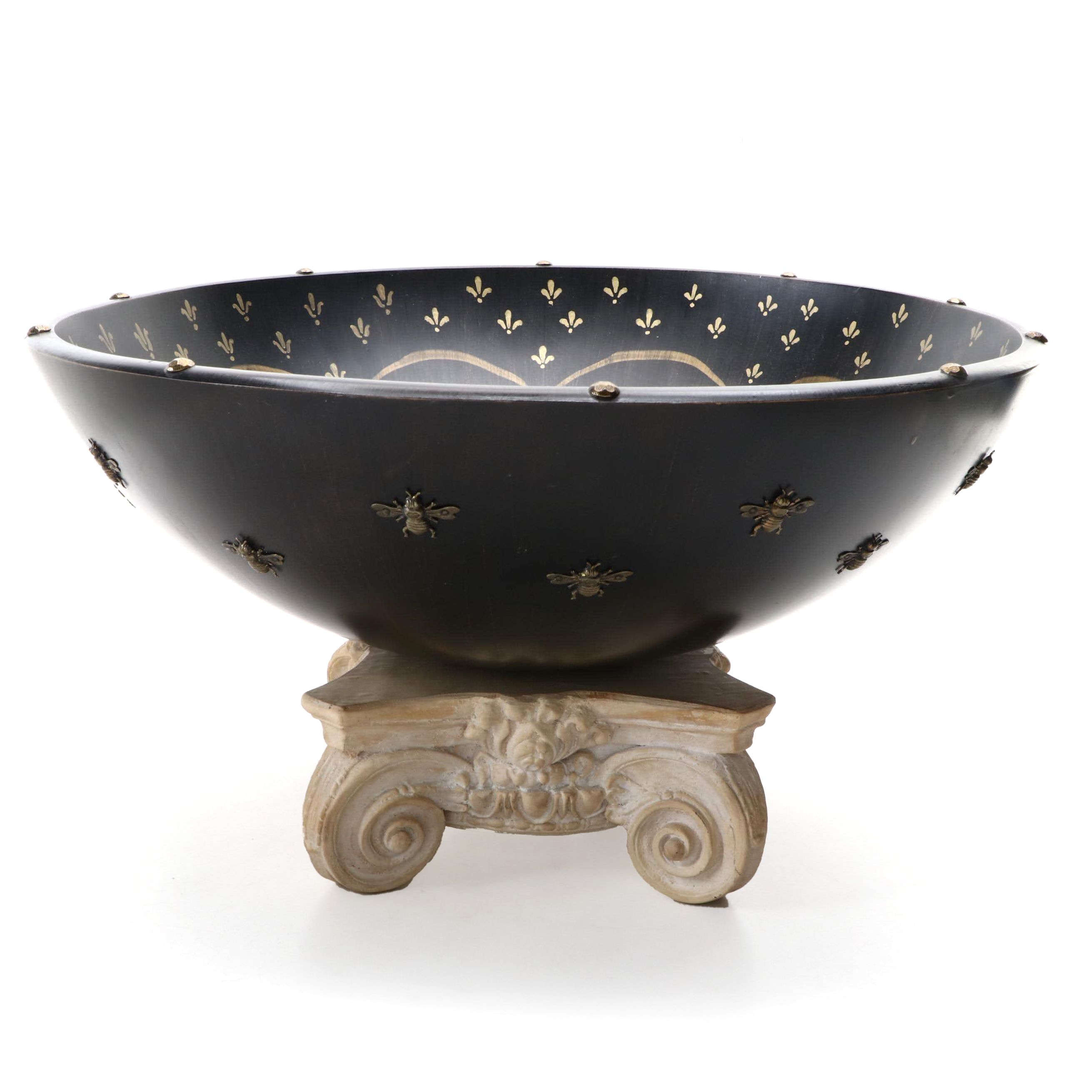 Cynthia A. Rutherford Birchtree Studio Bee Decorated Bowl with ...