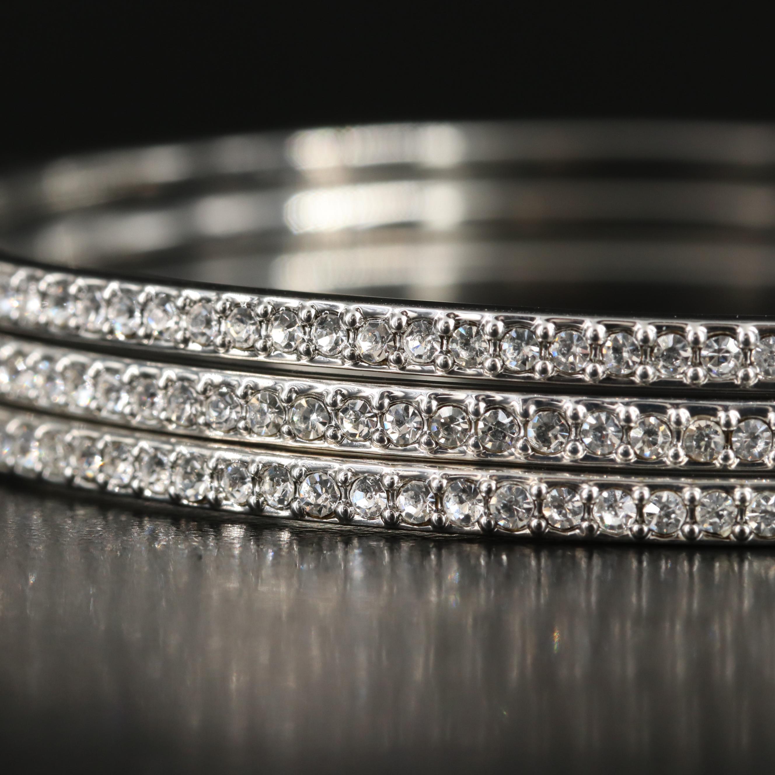 Givenchy Crystal Stacking Bracelets | EBTH