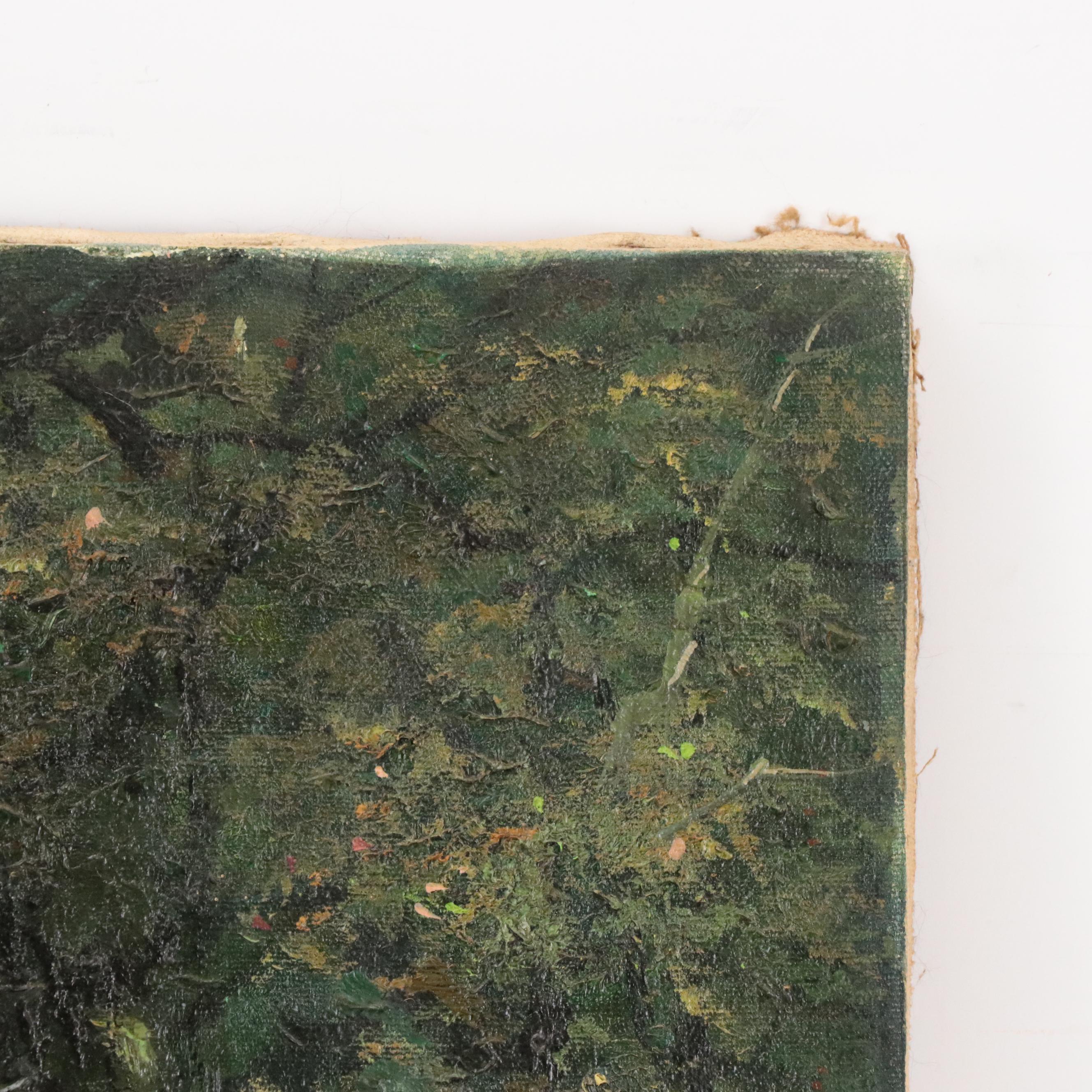 Robert H. Joseph Forest Landscape Oil Painting "Giant Sentinels" | EBTH