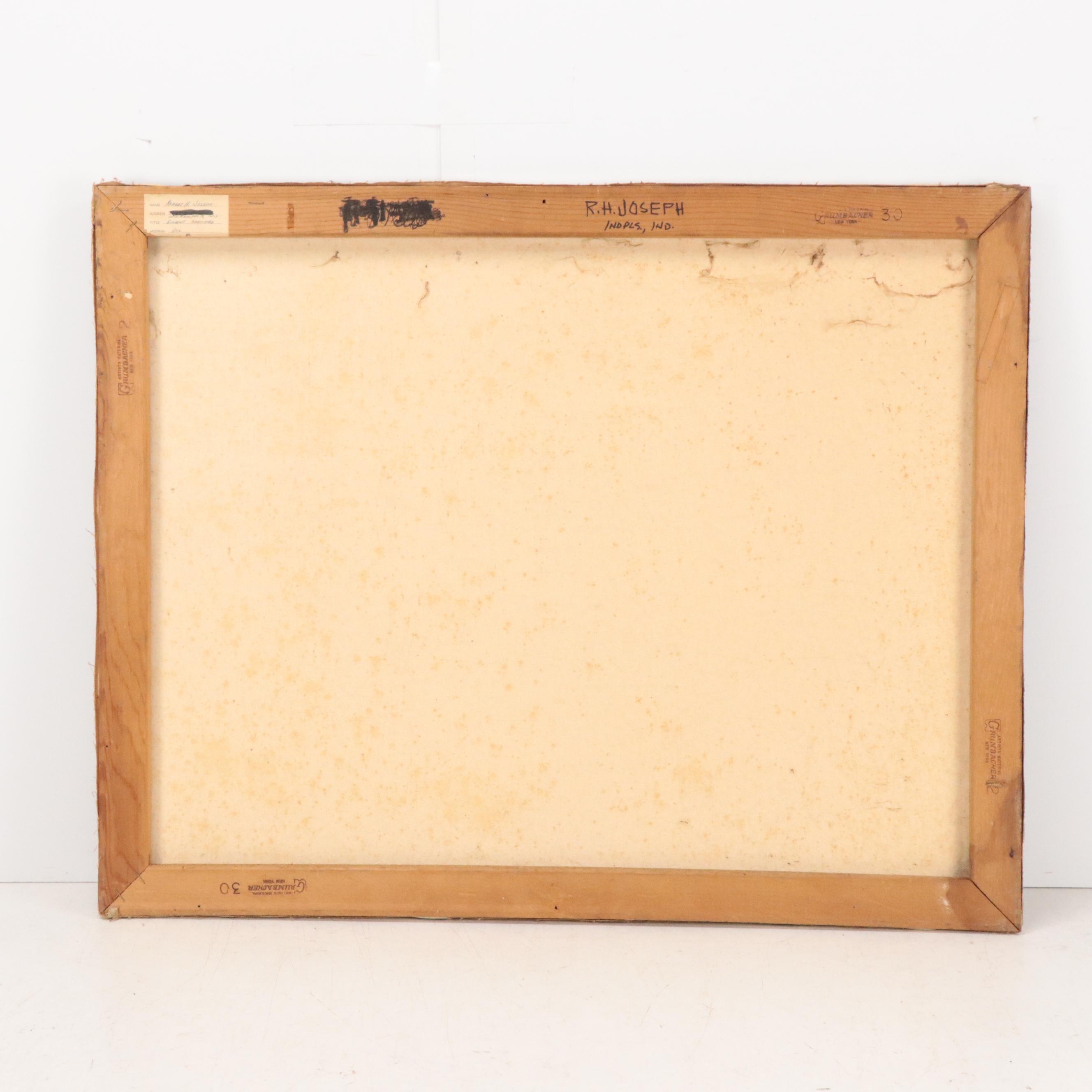 Robert H. Joseph Forest Landscape Oil Painting "Giant Sentinels" | EBTH