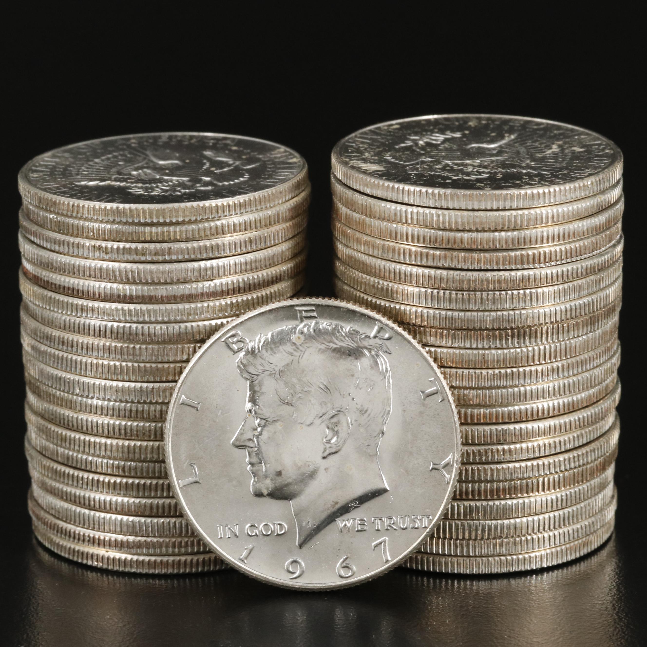 Group of Forty JFK Silver Clad Half Dollars | EBTH