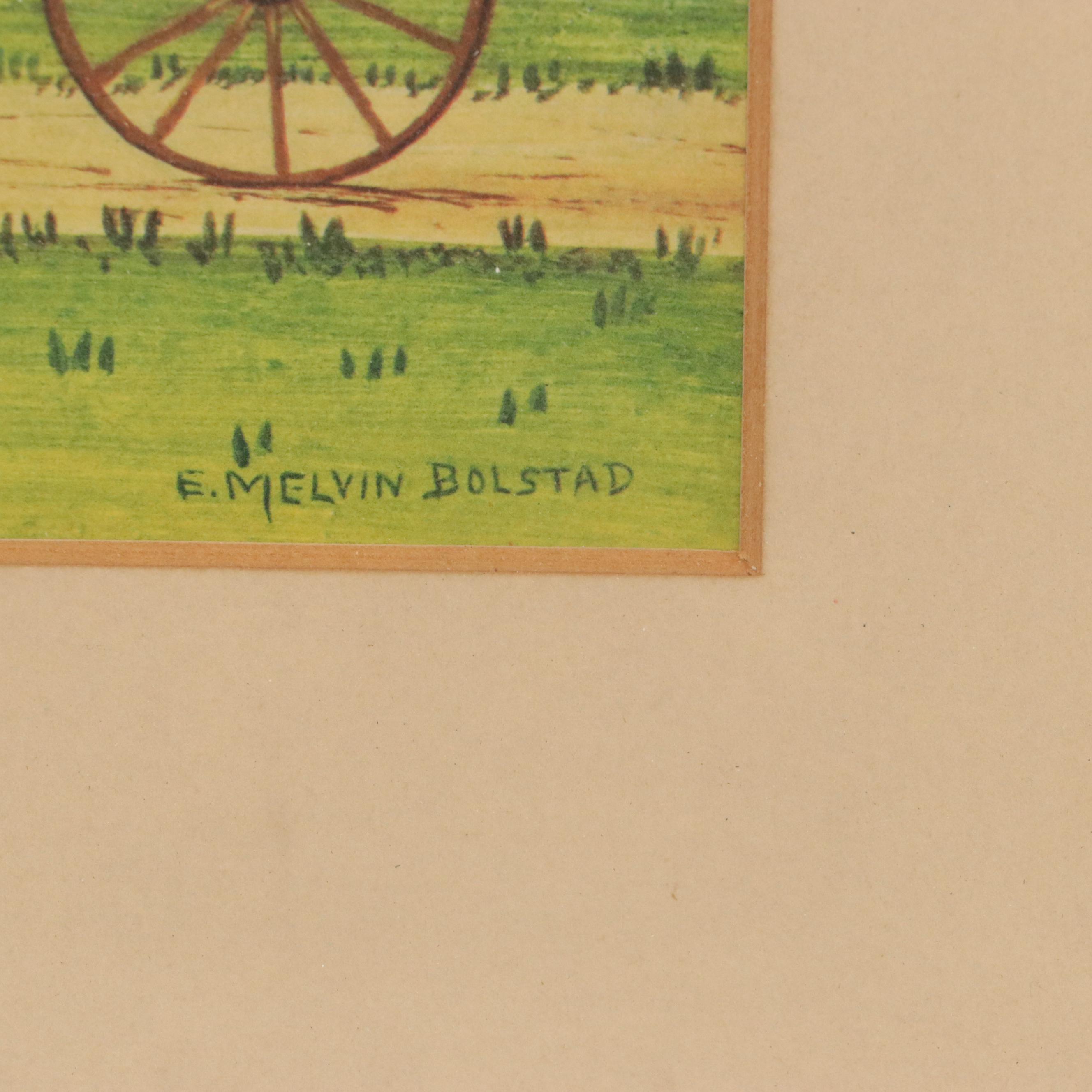 Collotype After E. Melvin Bolstad "Rapid Country Transit" | EBTH