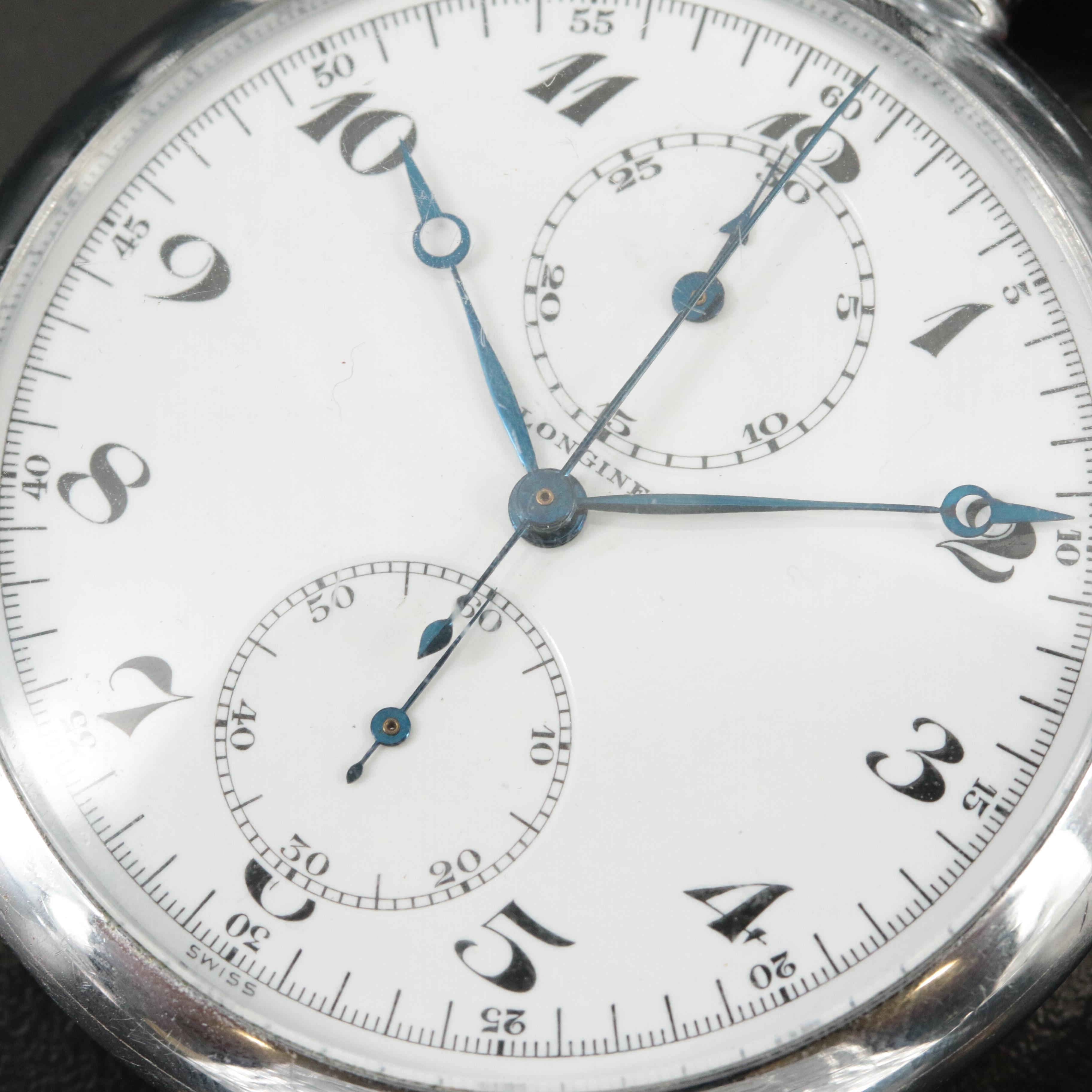 1941 Longines Open Face Pocket Watch | EBTH