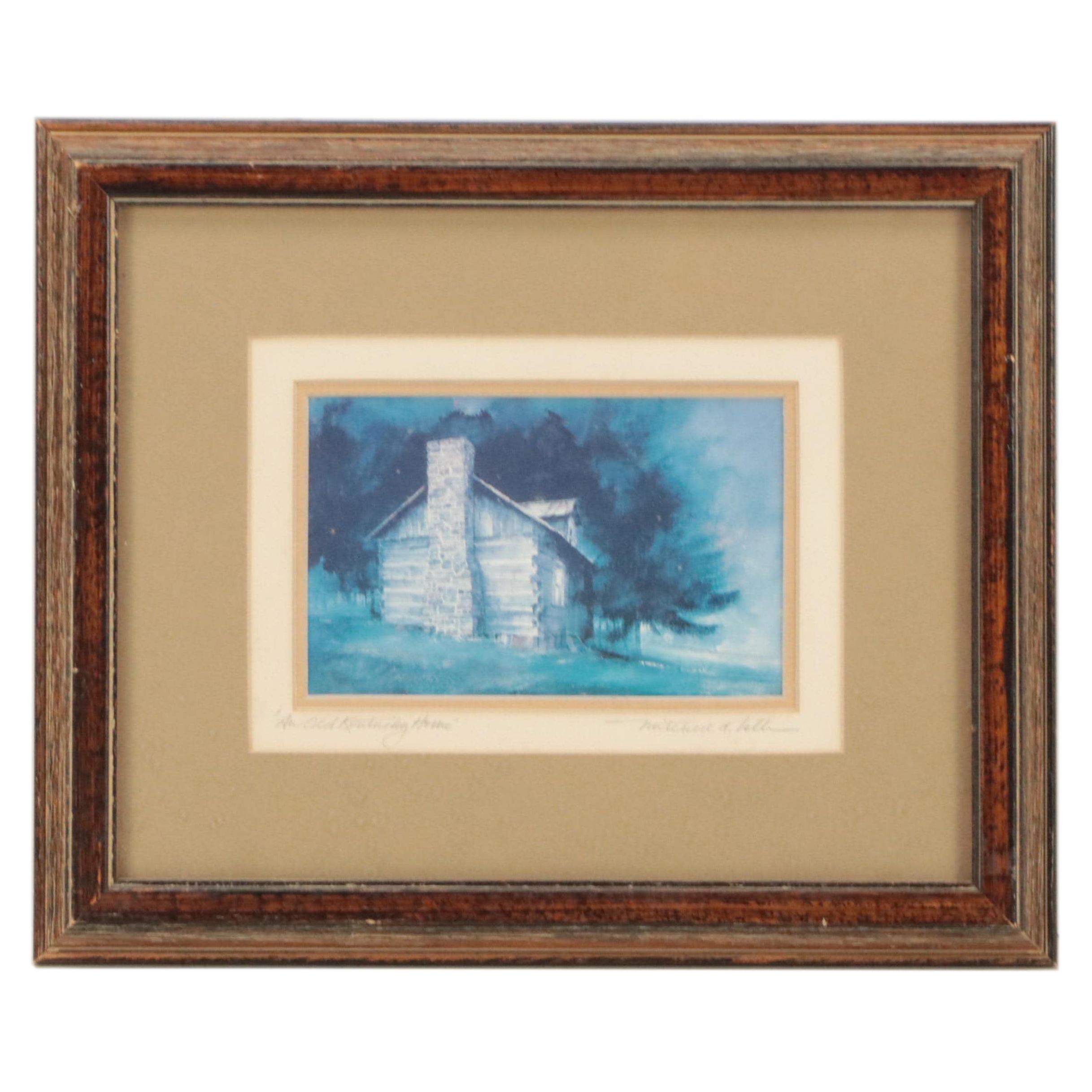 Mitchell D. Tolle Offset Lithograph "An Old Kentucky Home" | EBTH