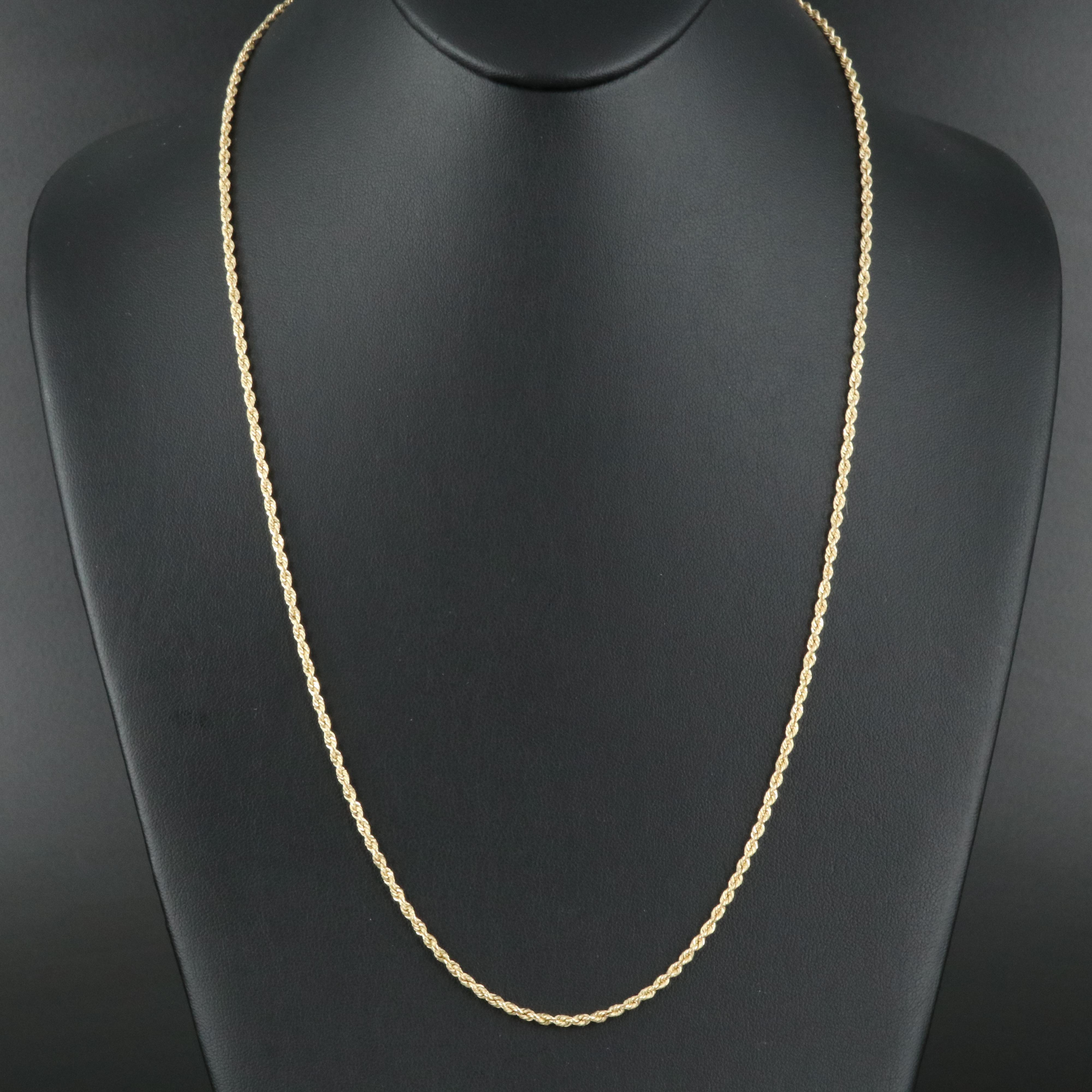 14K Rope Chain Necklace | EBTH