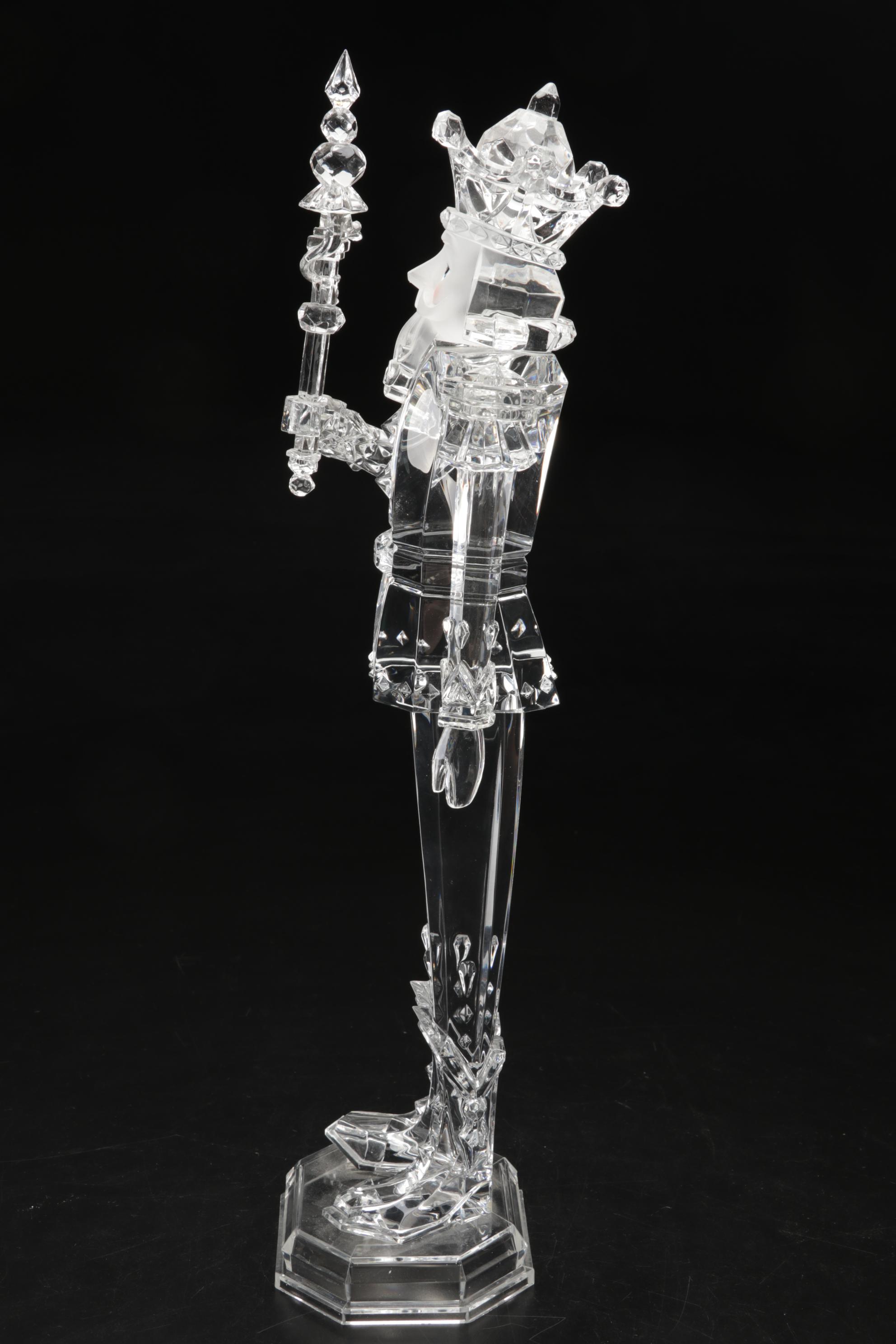 Acrylic Ice King Figure With Sceptre and Frosted Acrylic Face and ...