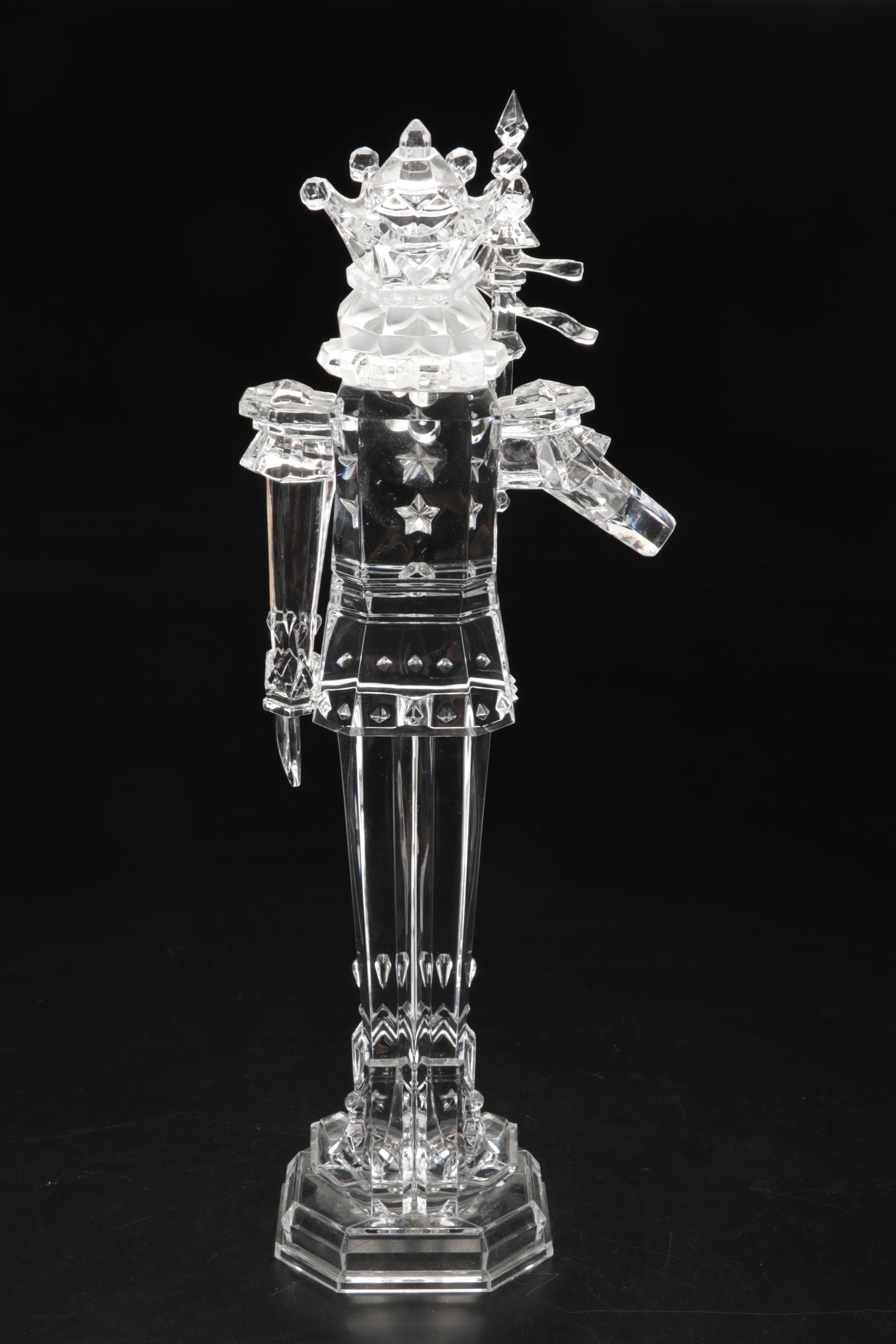 Acrylic Ice King Figure With Sceptre and Frosted Acrylic Face and ...