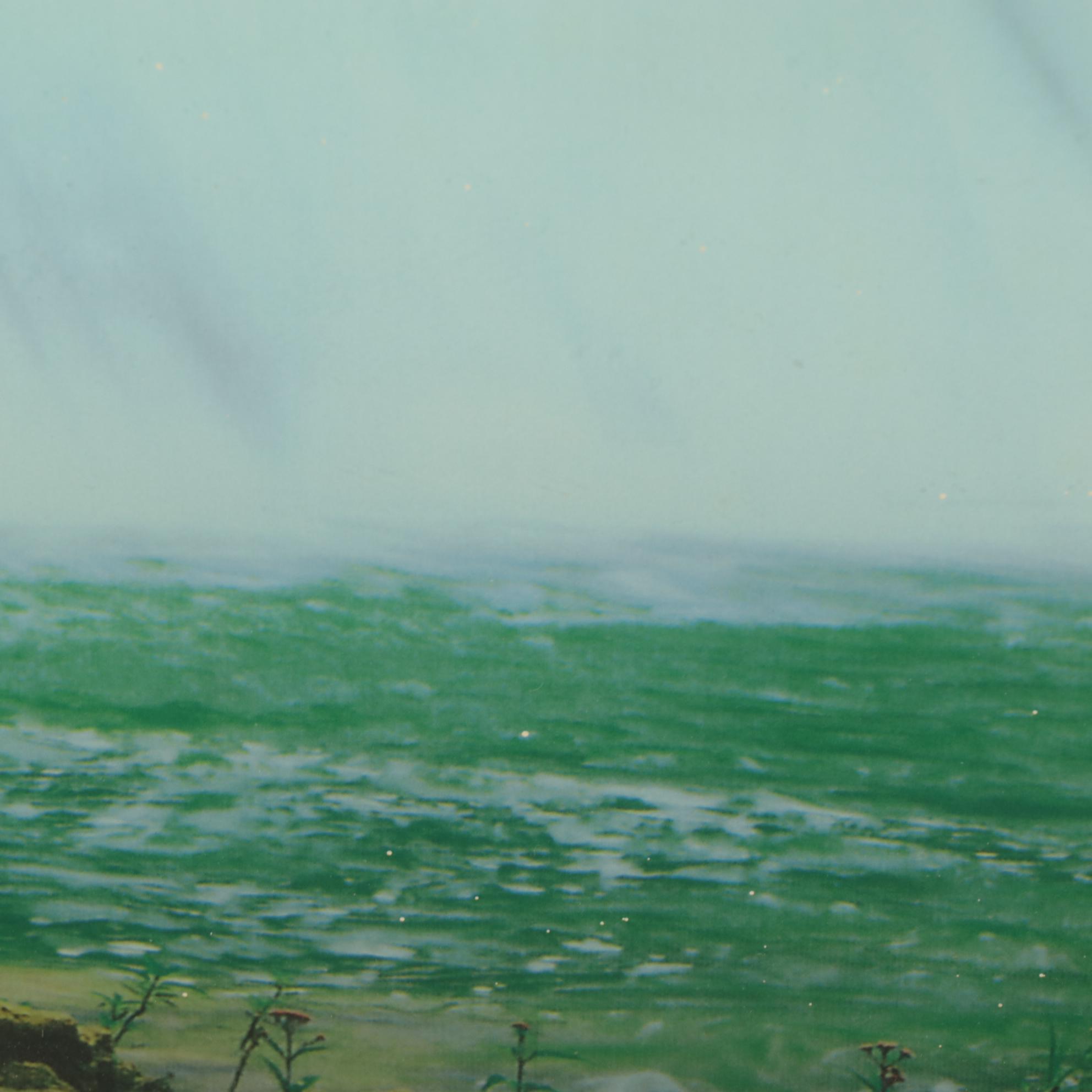 Offset Lithograph Illuminated Motion Image of Waterfall in Gilt Frame ...