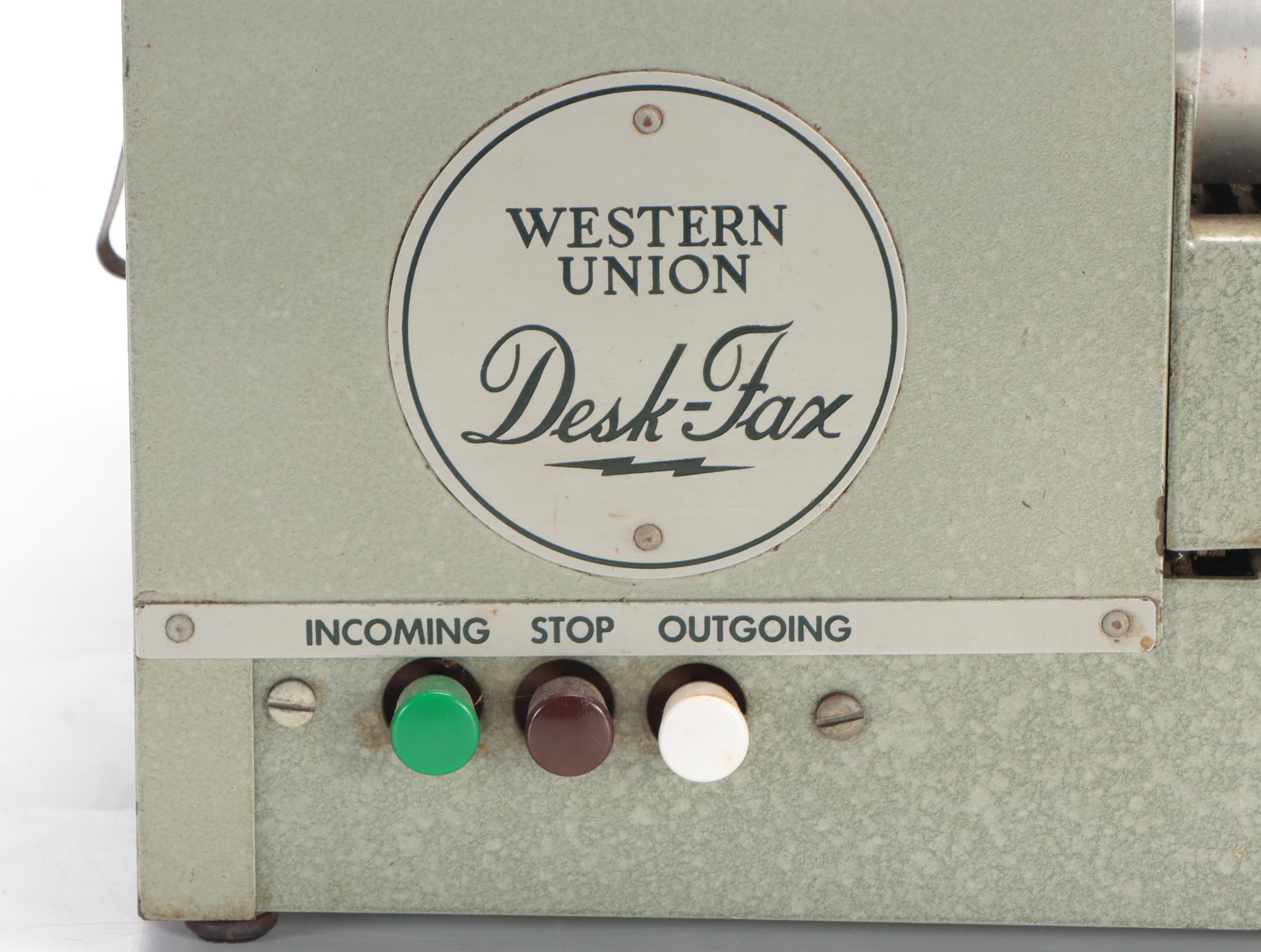 Western Union Desk-Fax Facsimile Machine, Mid-20th Century | EBTH
