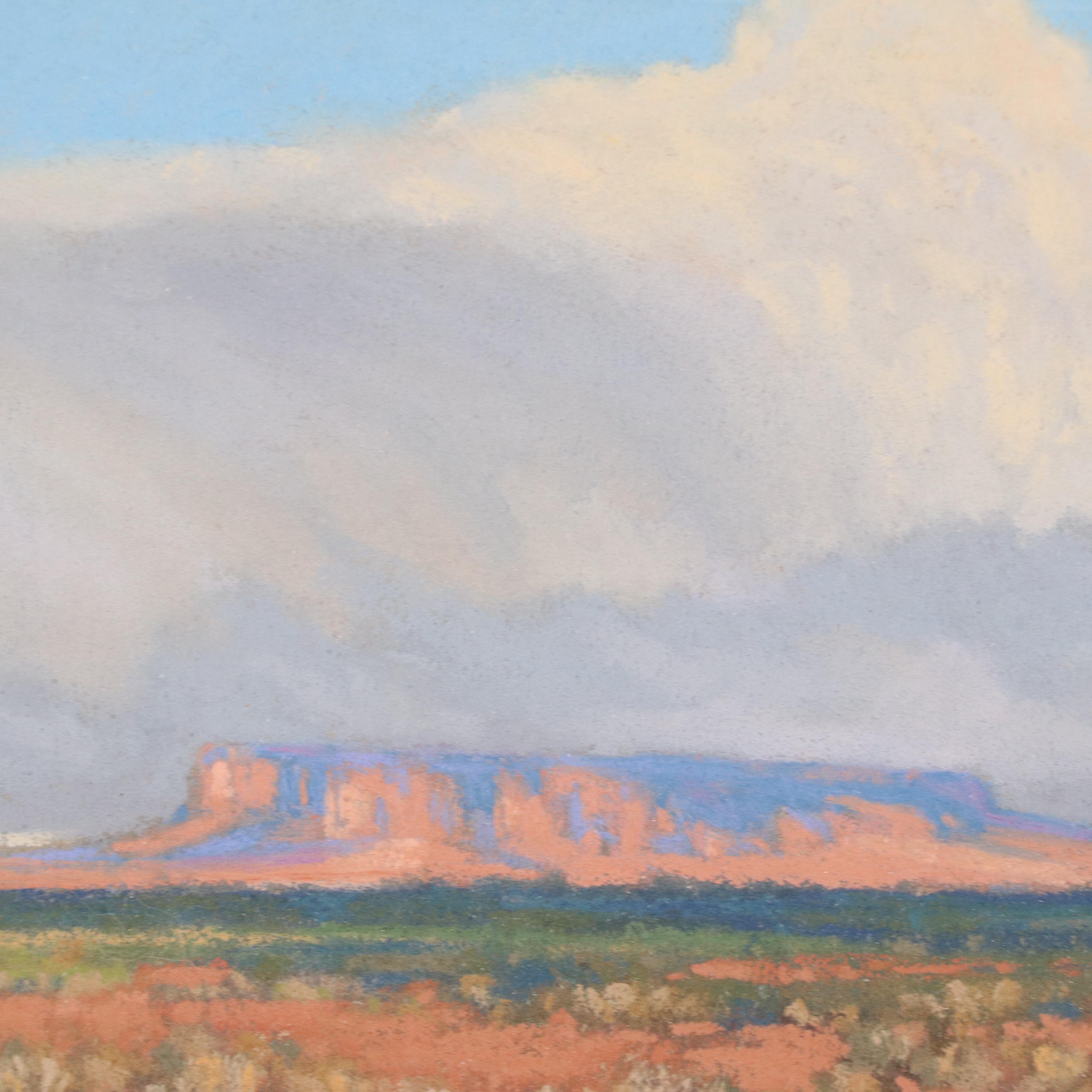 Robert Knudson Southwest Mesa Landscape Pastel Drawing | EBTH