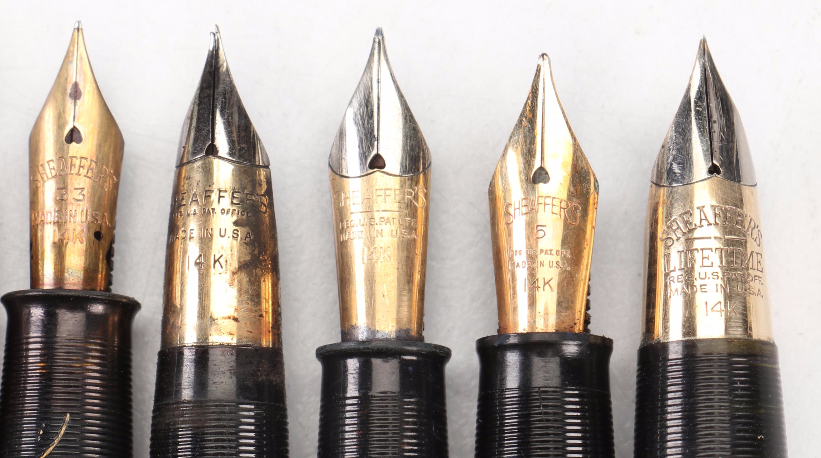 Sheaffer Fountain Pen Collection with 14K Gold Nibs | Everything But ...