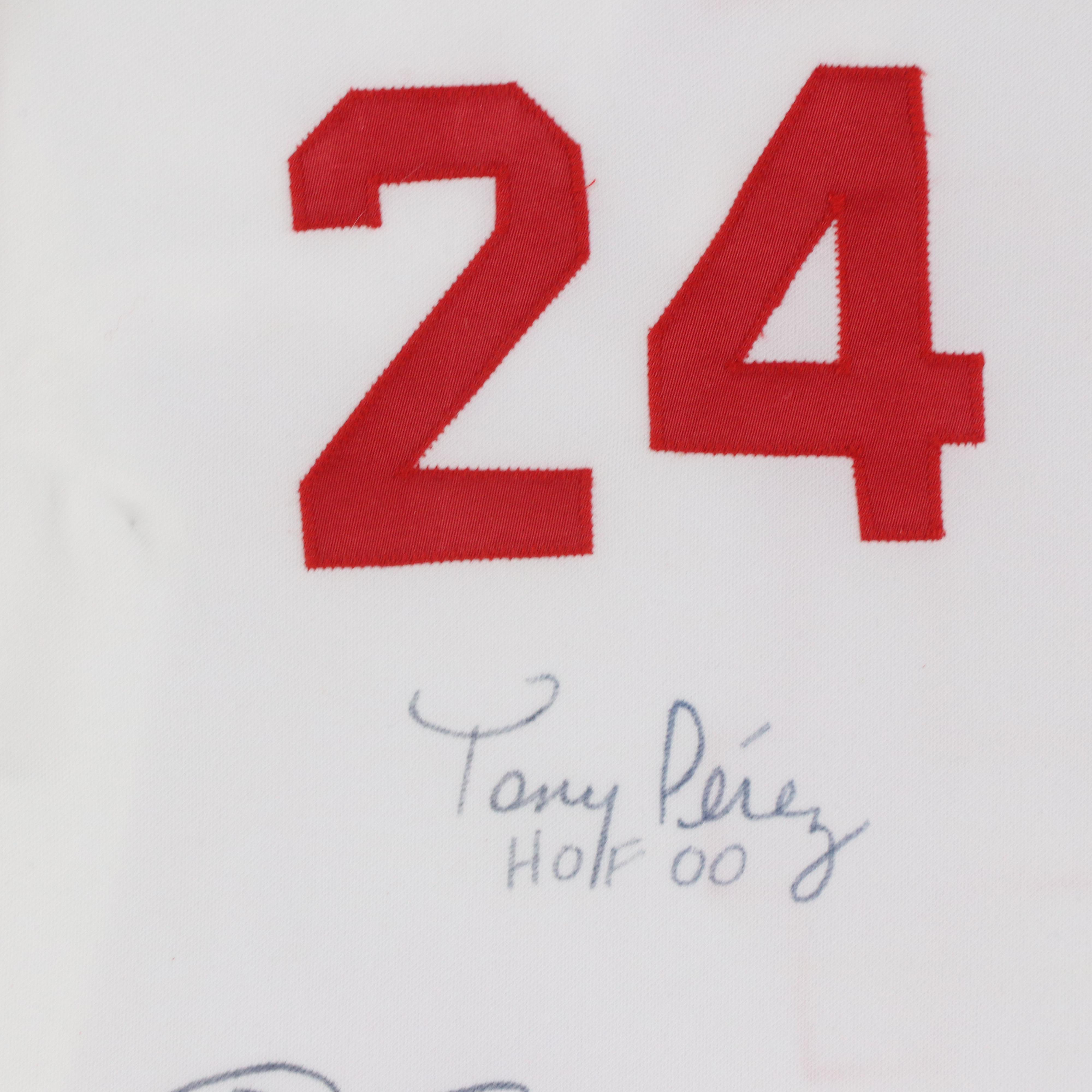 Cincinnati Reds "Big Red Machine" Signed Jersey Featuring Rose, Bench ...