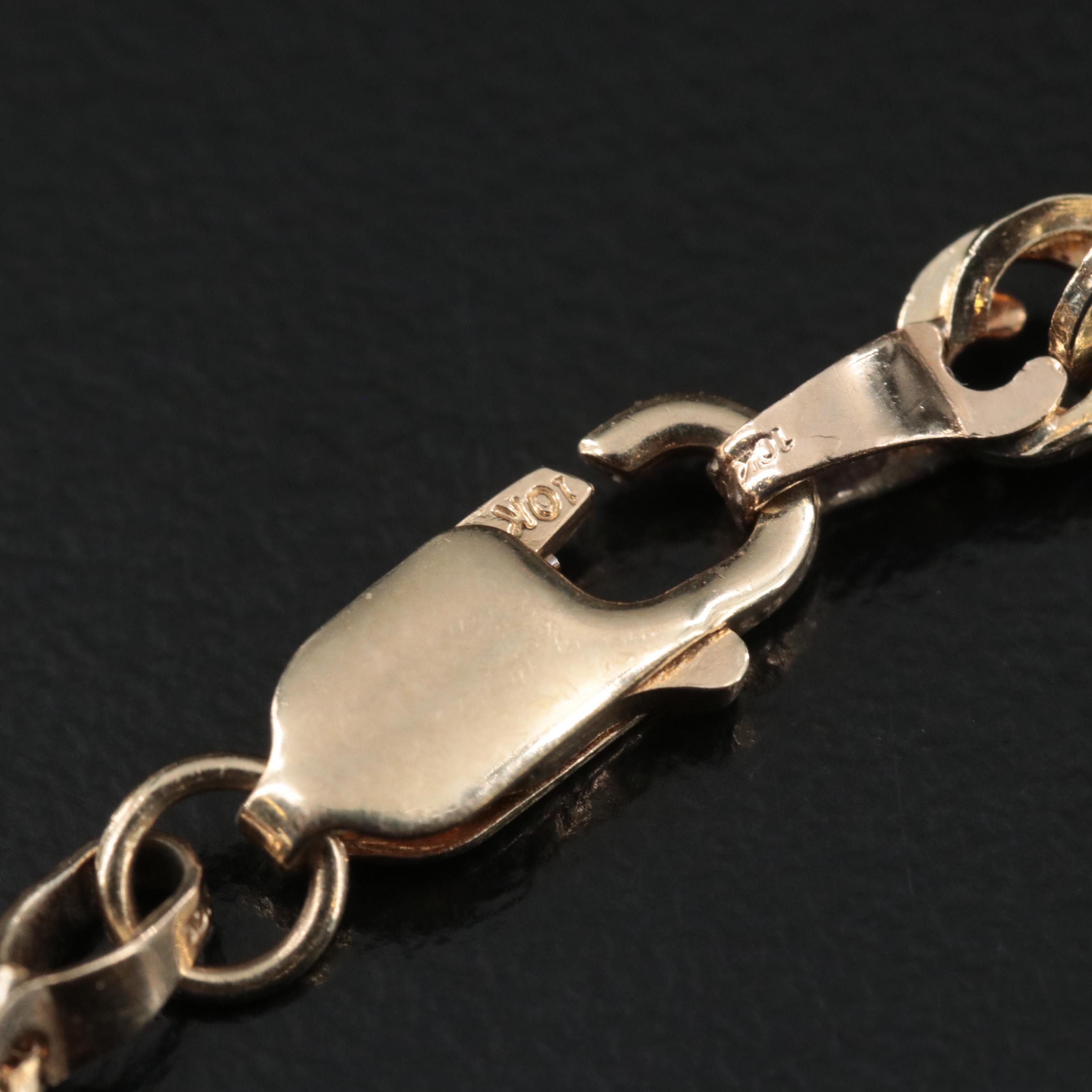 10K Rope Chain Necklace | EBTH