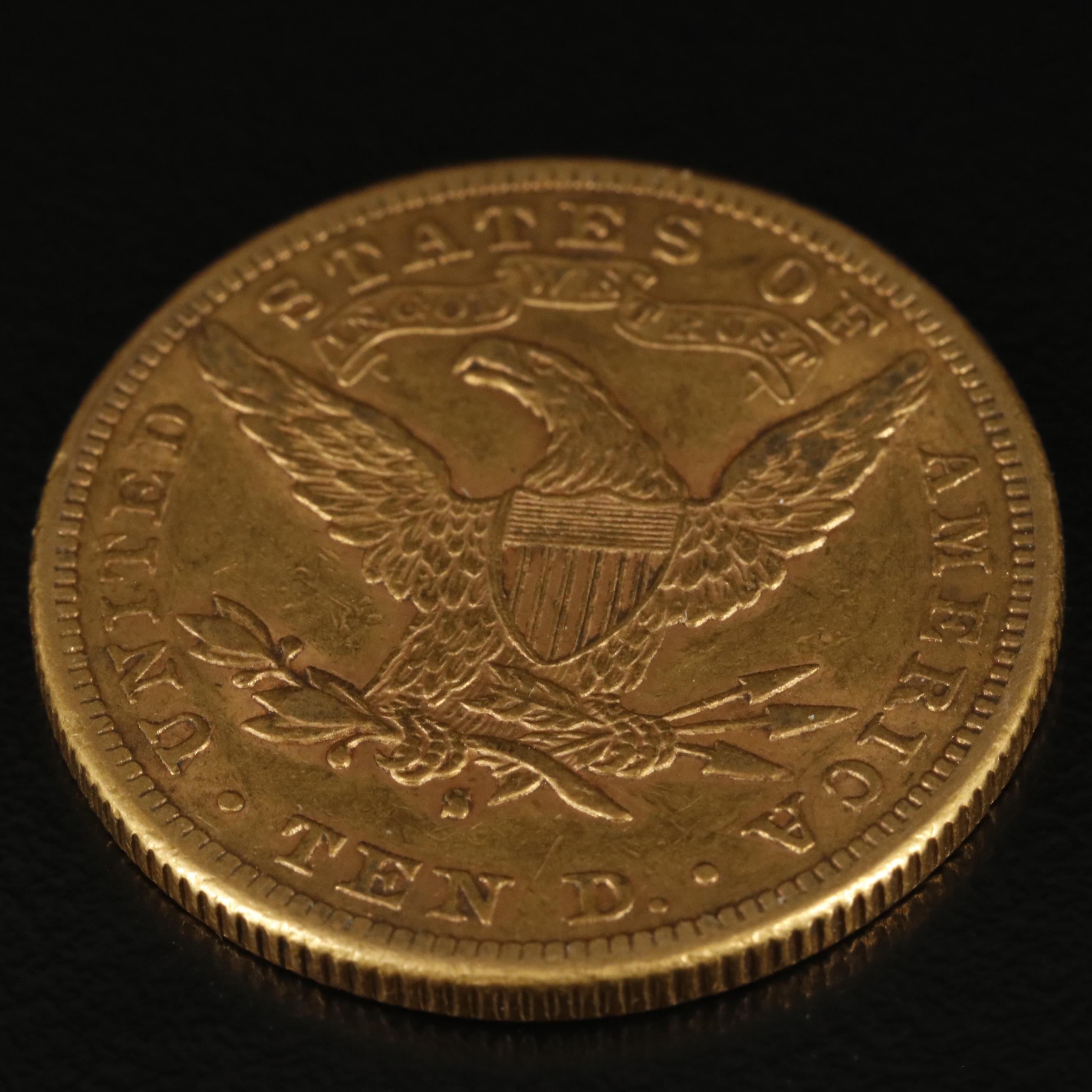 1886-S Liberty Head $10 Gold Eagle Coin | EBTH