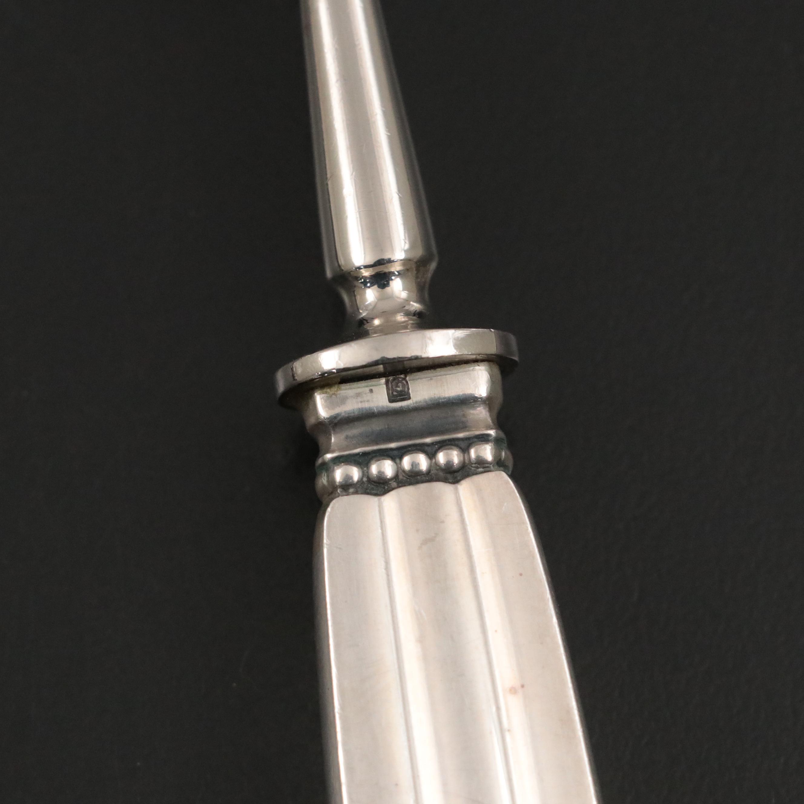 Georg Jenson "Acorn" and Other Danish Modern Sterling Silver Serving ...