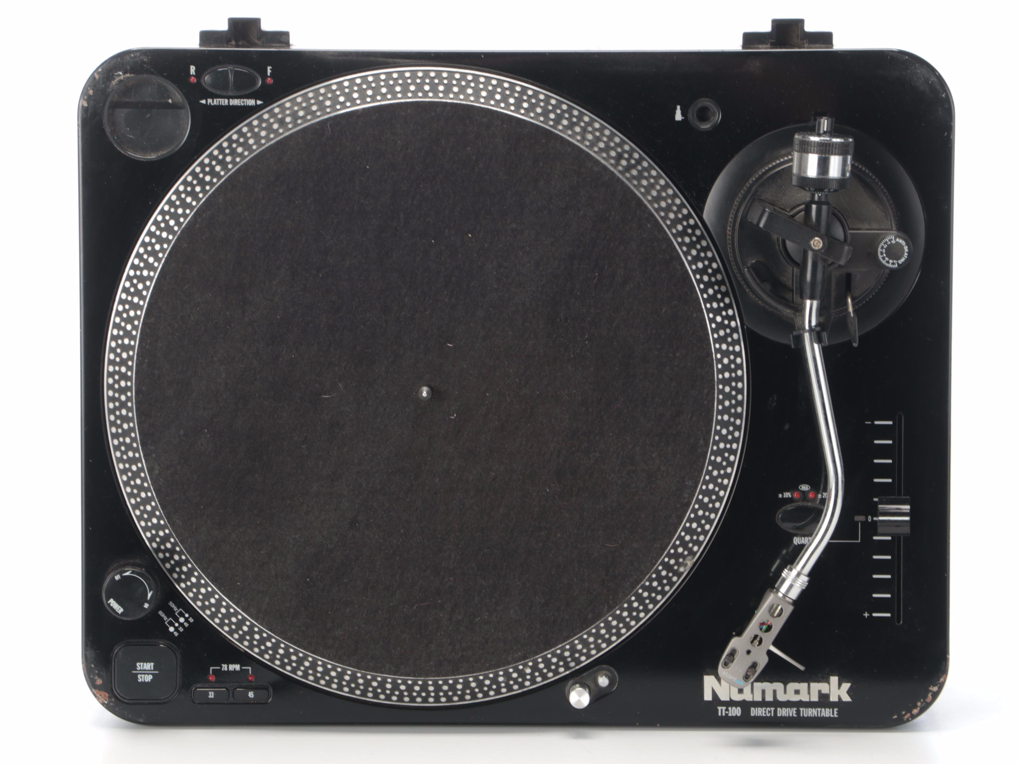 Numark TT-100 Direct Drive Turntables with Gemini PS-02 USB Mixer | EBTH