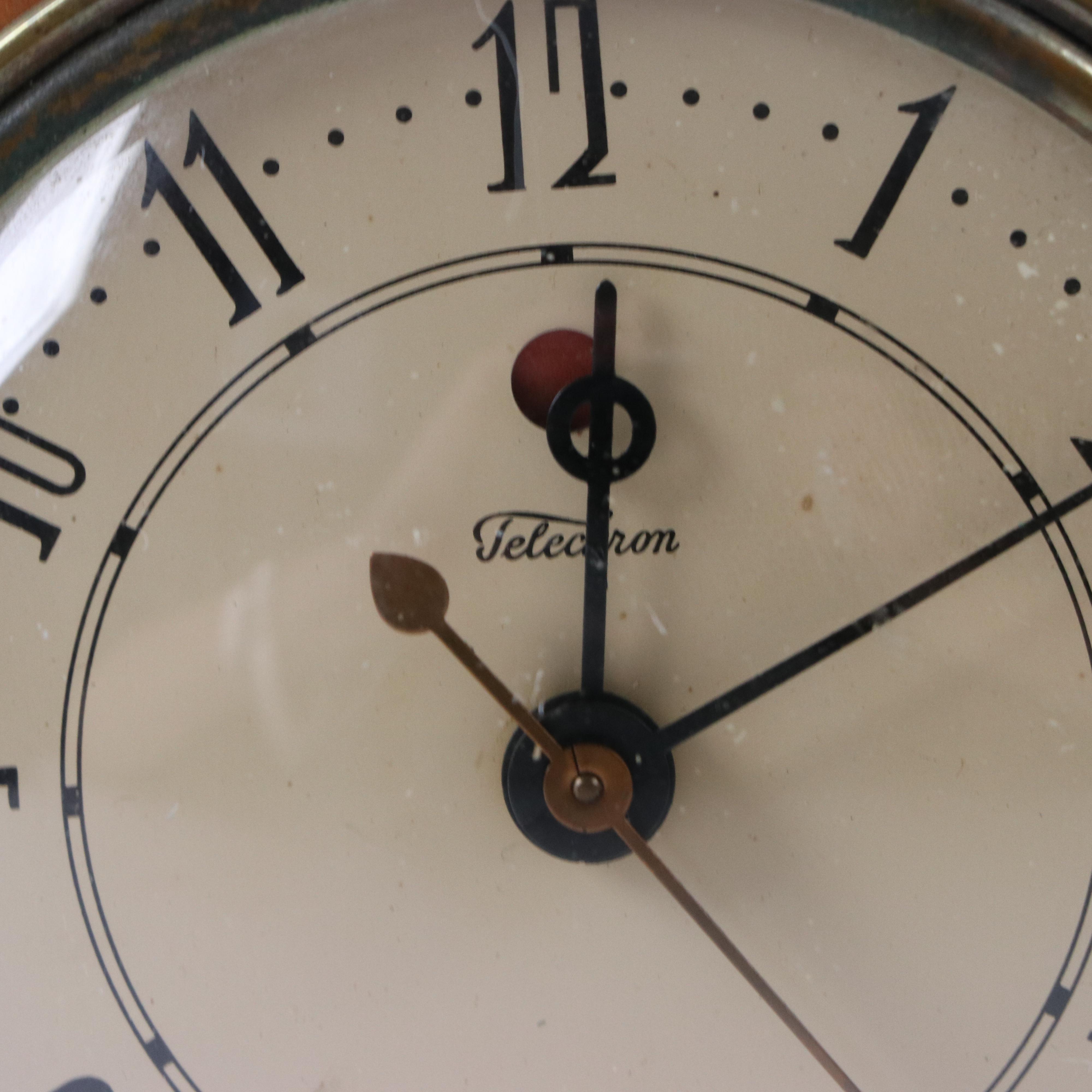 Junghans Porcelain Wall Clock and Telechron Desk Clock | EBTH