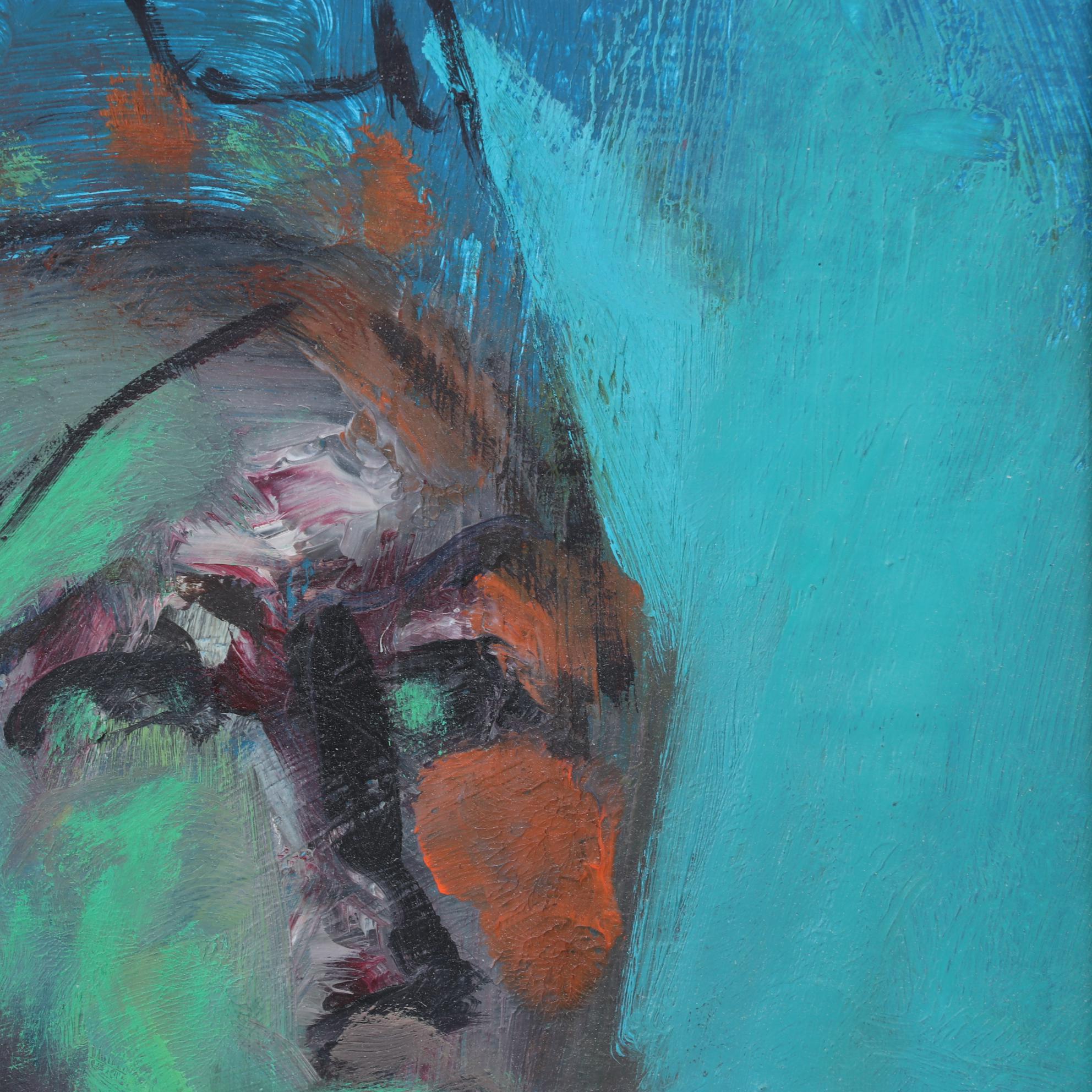 Abstract Portrait Oil Painting, 21st Century | EBTH
