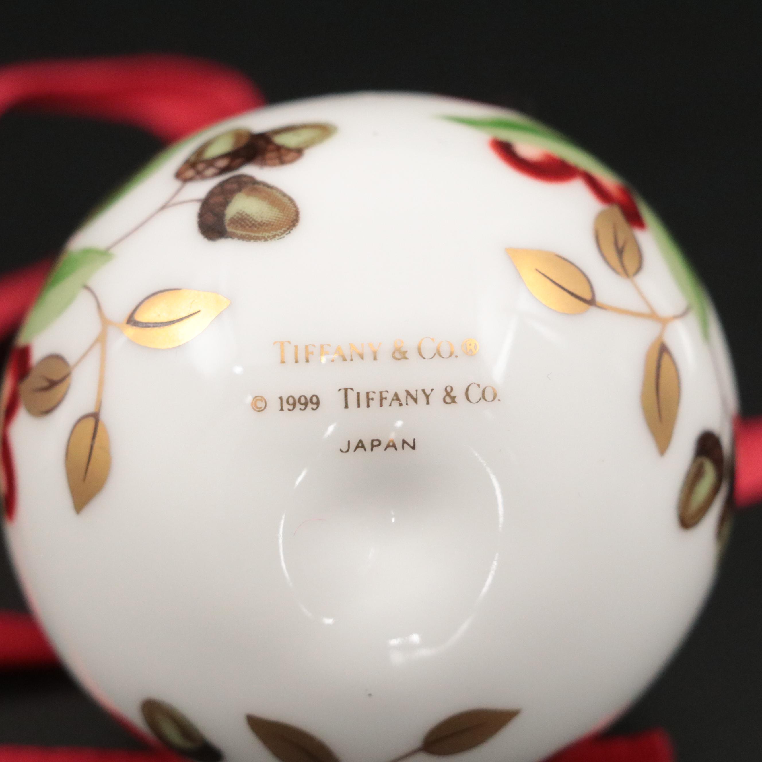 Tiffany & Co. "Tiffany Holiday" Porcelain Pear Christmas Ornament | EBTH