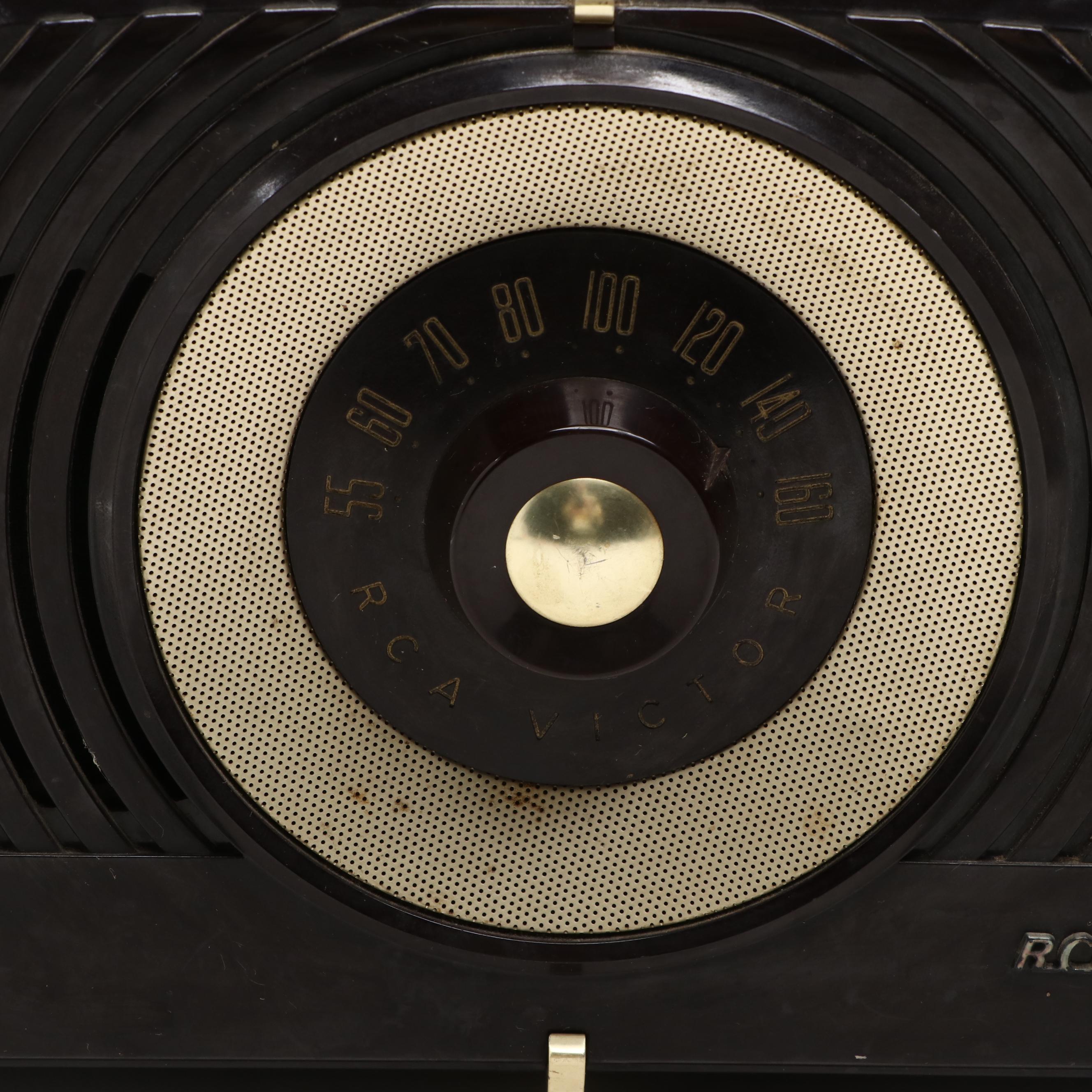 Philco Model 51-934 and RCA Victor Model X-551 Table Top Radios, Mid ...