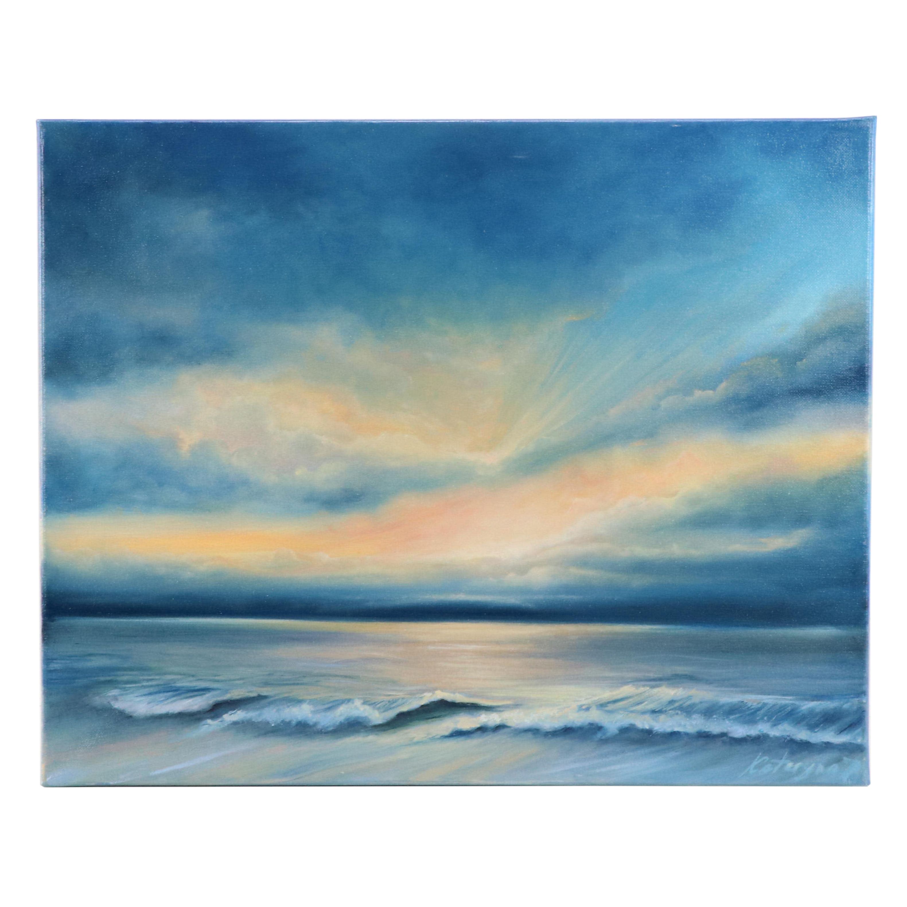 Kateryna Boykov Oil Painting "The Light" | Everything But The House