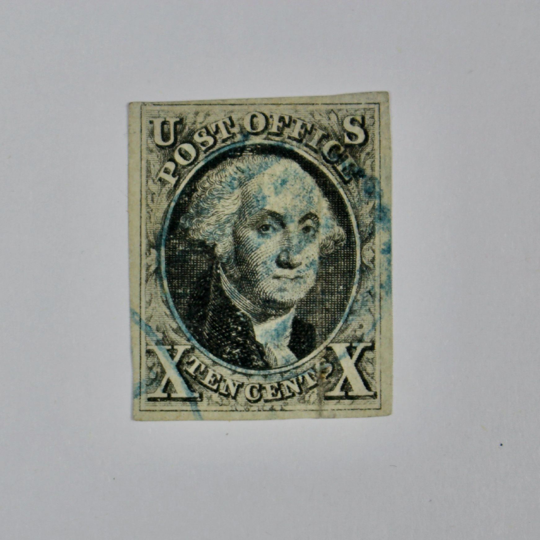 U.S. Scott #2 1847 10-Cent Washington Postage Stamp | Everything But ...