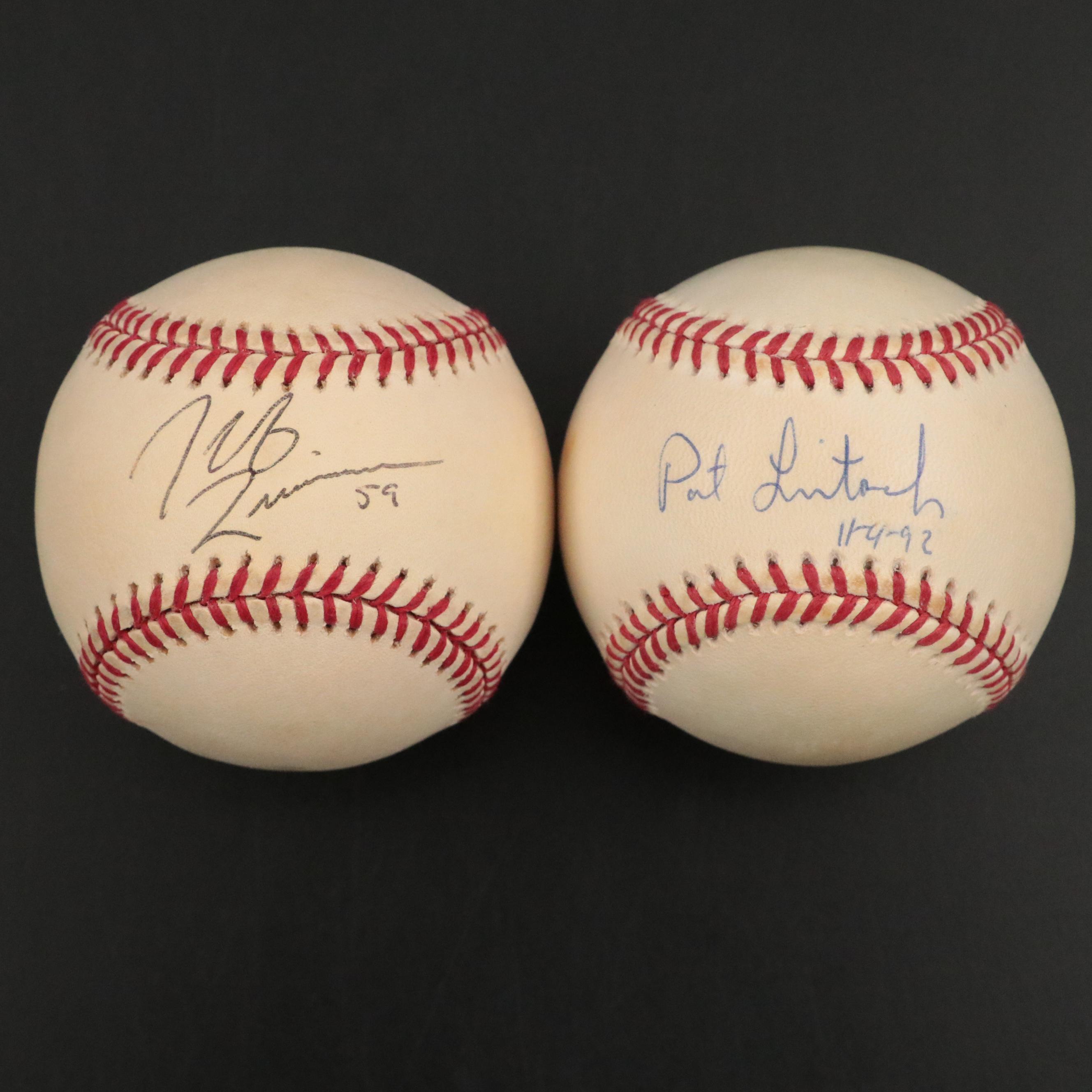 Jeff Zimmerman and Pat Listach Signed Rawlings Official Baseballs | EBTH