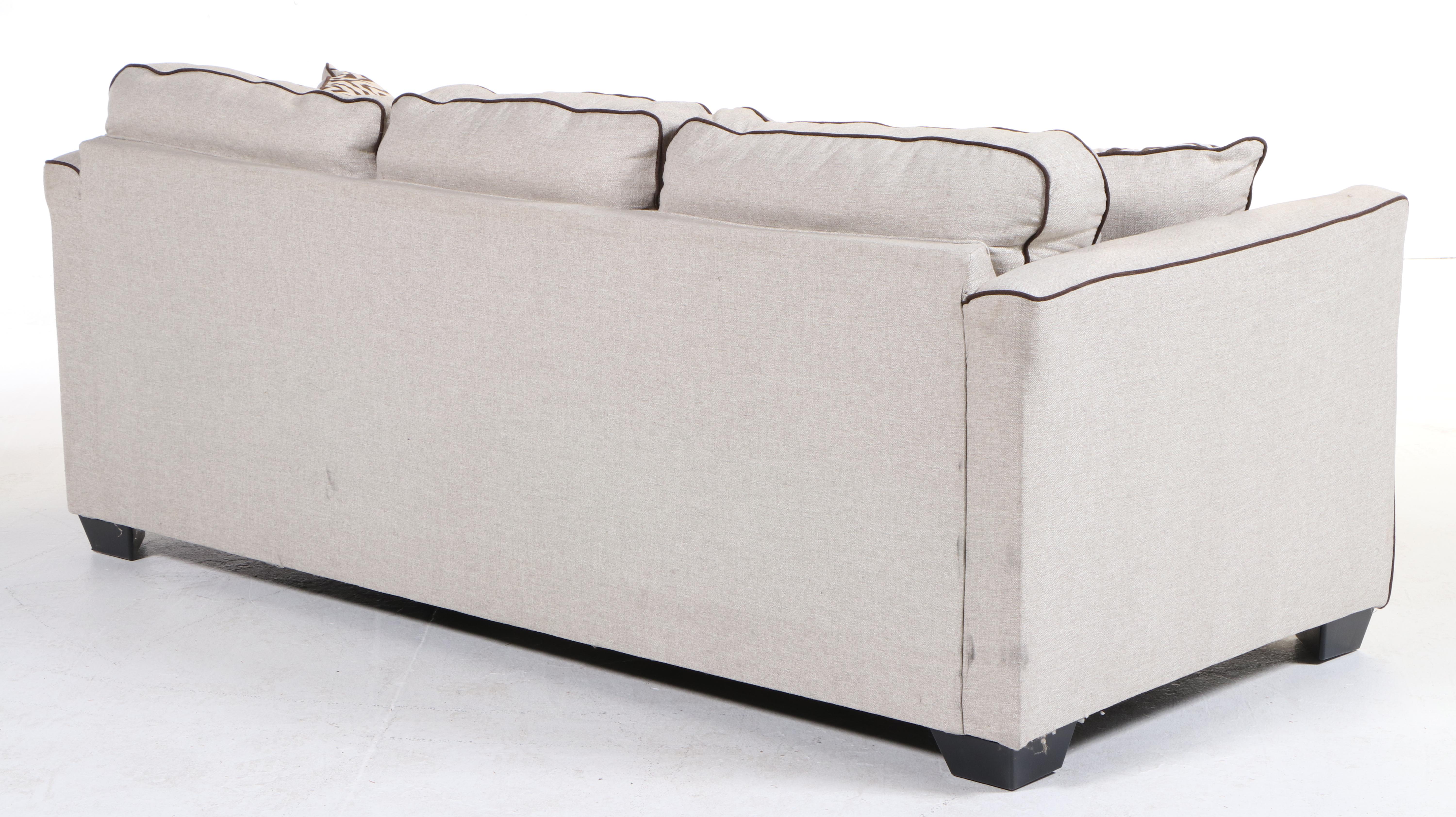 Ashley Furniture Upholstered Sofa with Reversible Chaise | EBTH