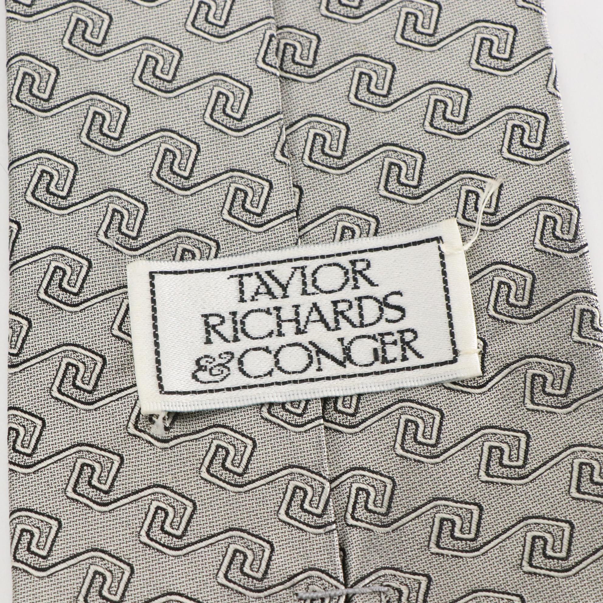 Men's Assorted Silk Neckties Featuring Taylor Richards & Conger and ...