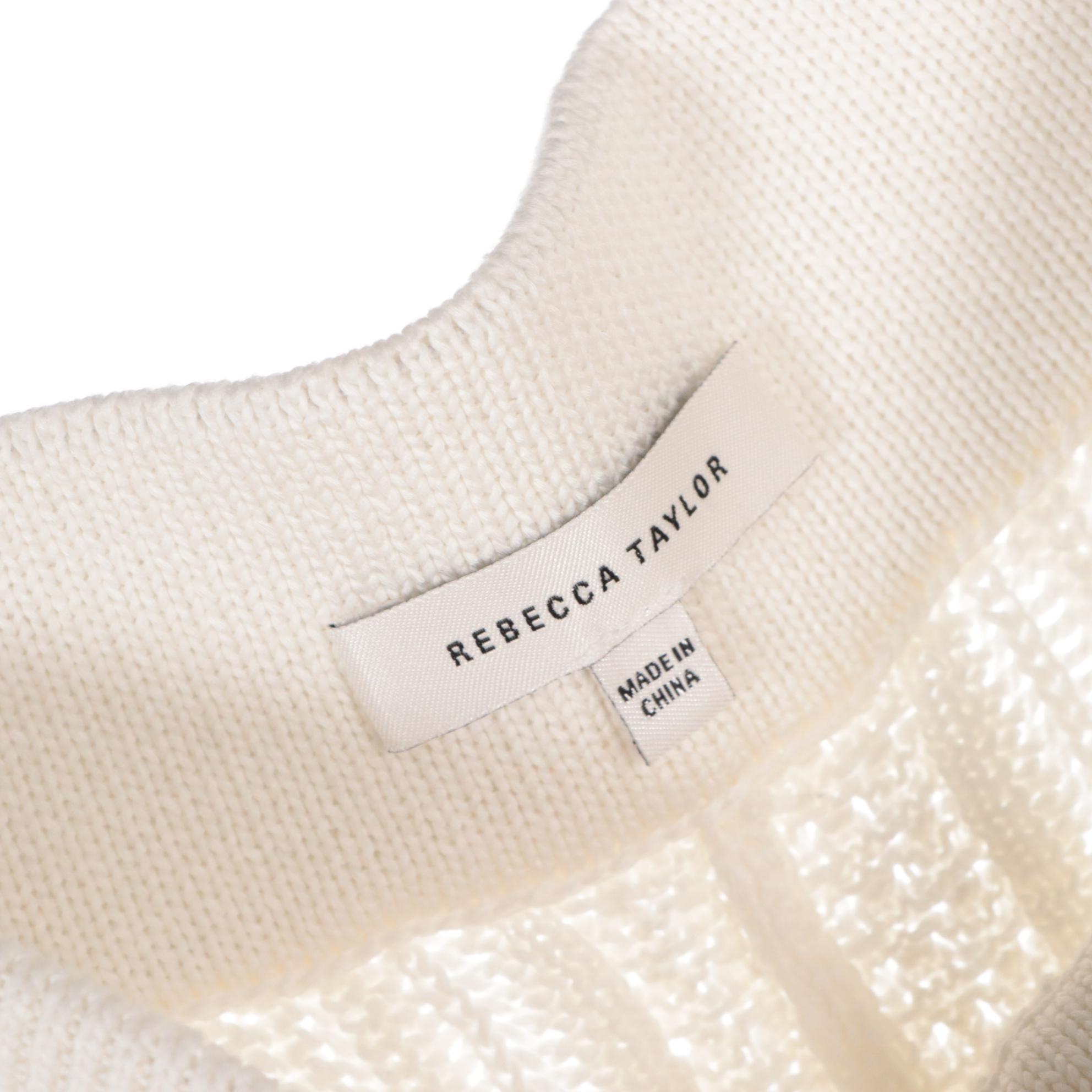 Rebecca Taylor Chunky Knit Cropped Pants with Nicole Miller & ATM Knit ...