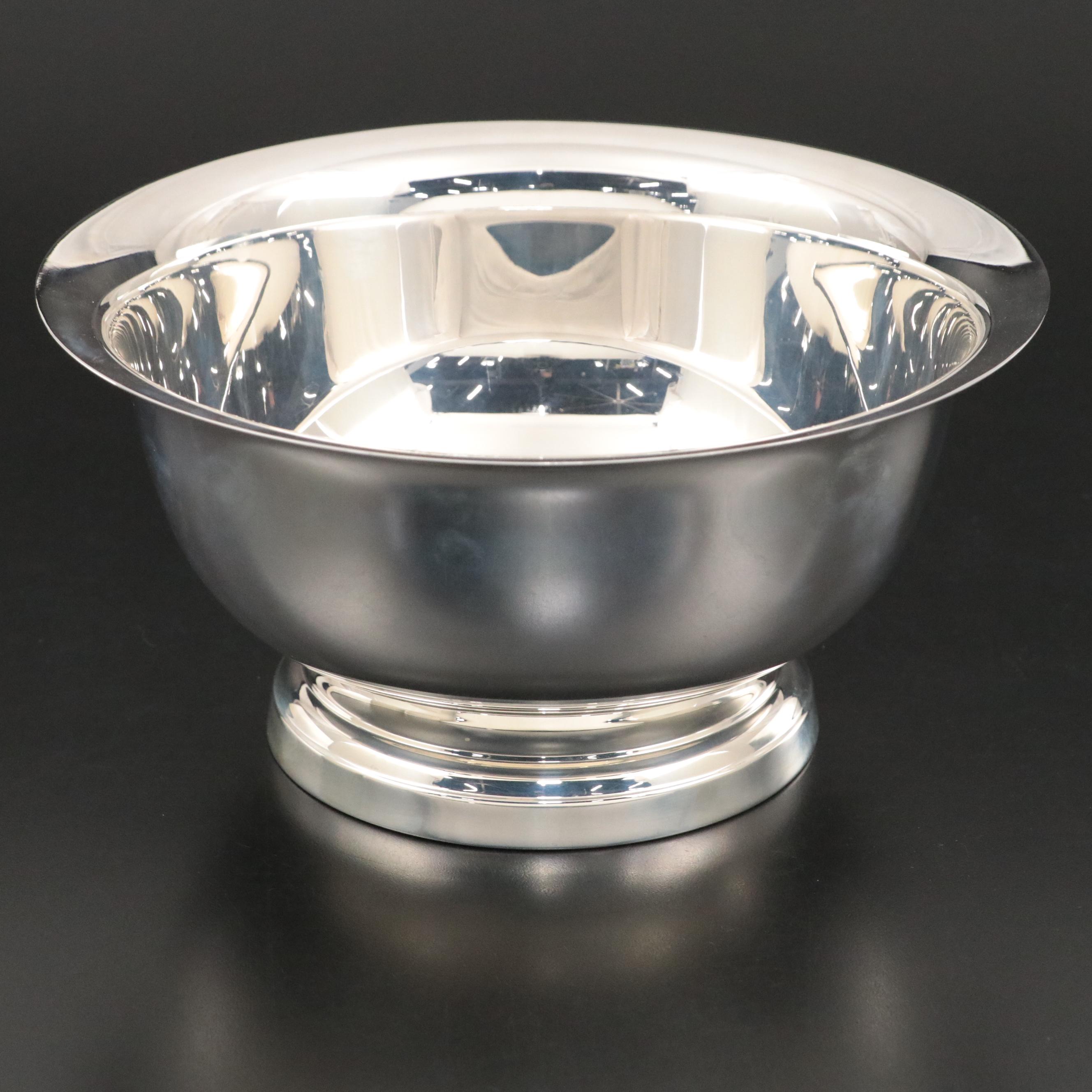 Poole Paul Revere Reproduction Sterling Silver Bowl | EBTH