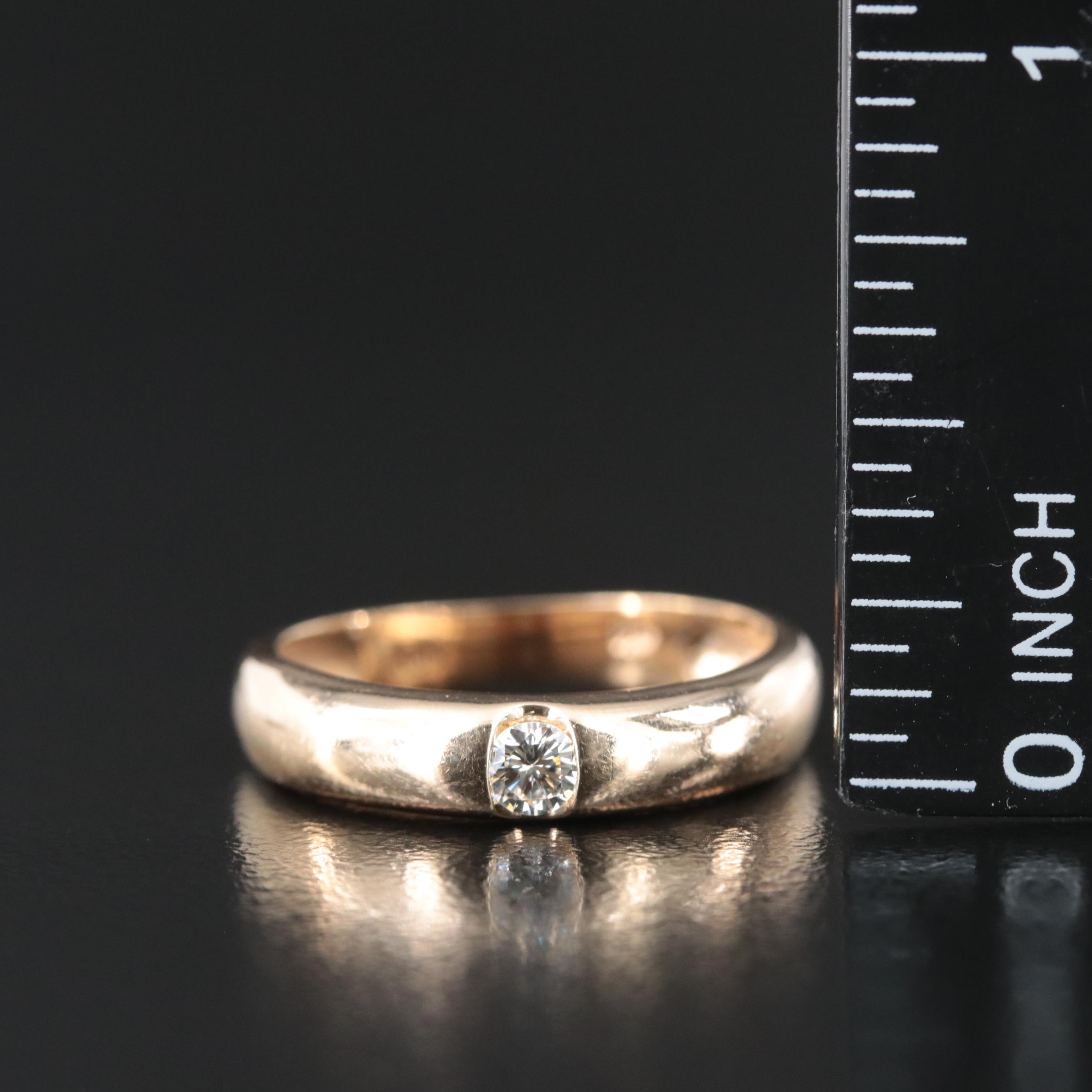 14K 0.15 CT Diamond Ring | EBTH