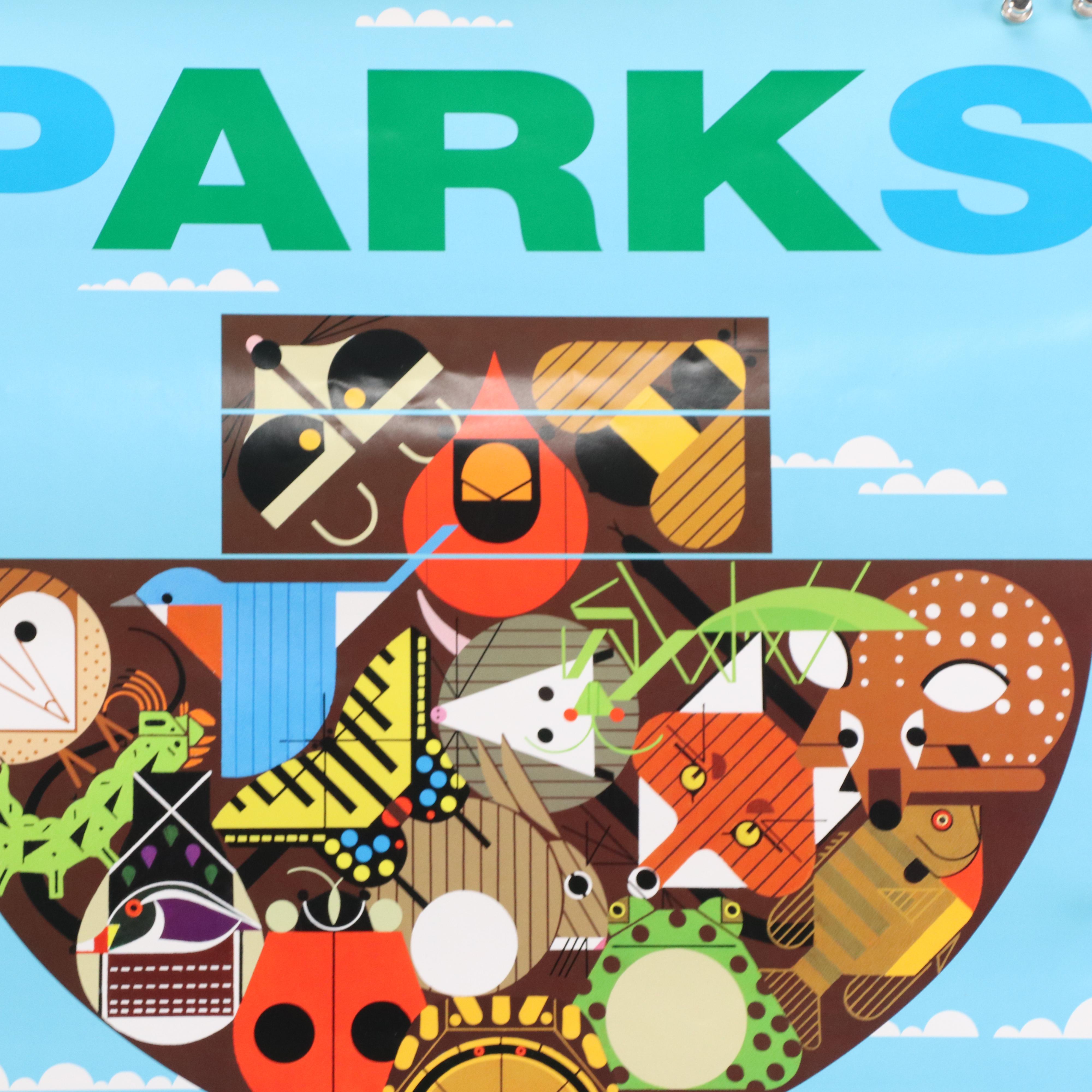 Charley Harper Offset Lithograph Poster "Embark an Ark in Your Local ...