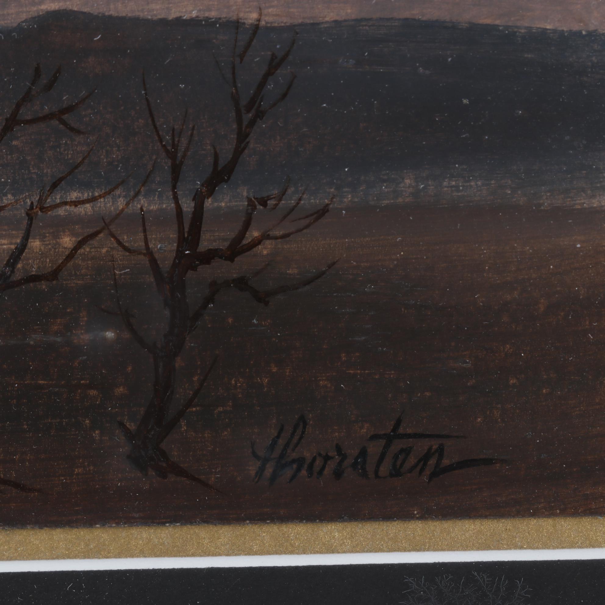 Lloyd R. Thorsten Rural Landscape Oil Painting, Mid to Late 20th ...