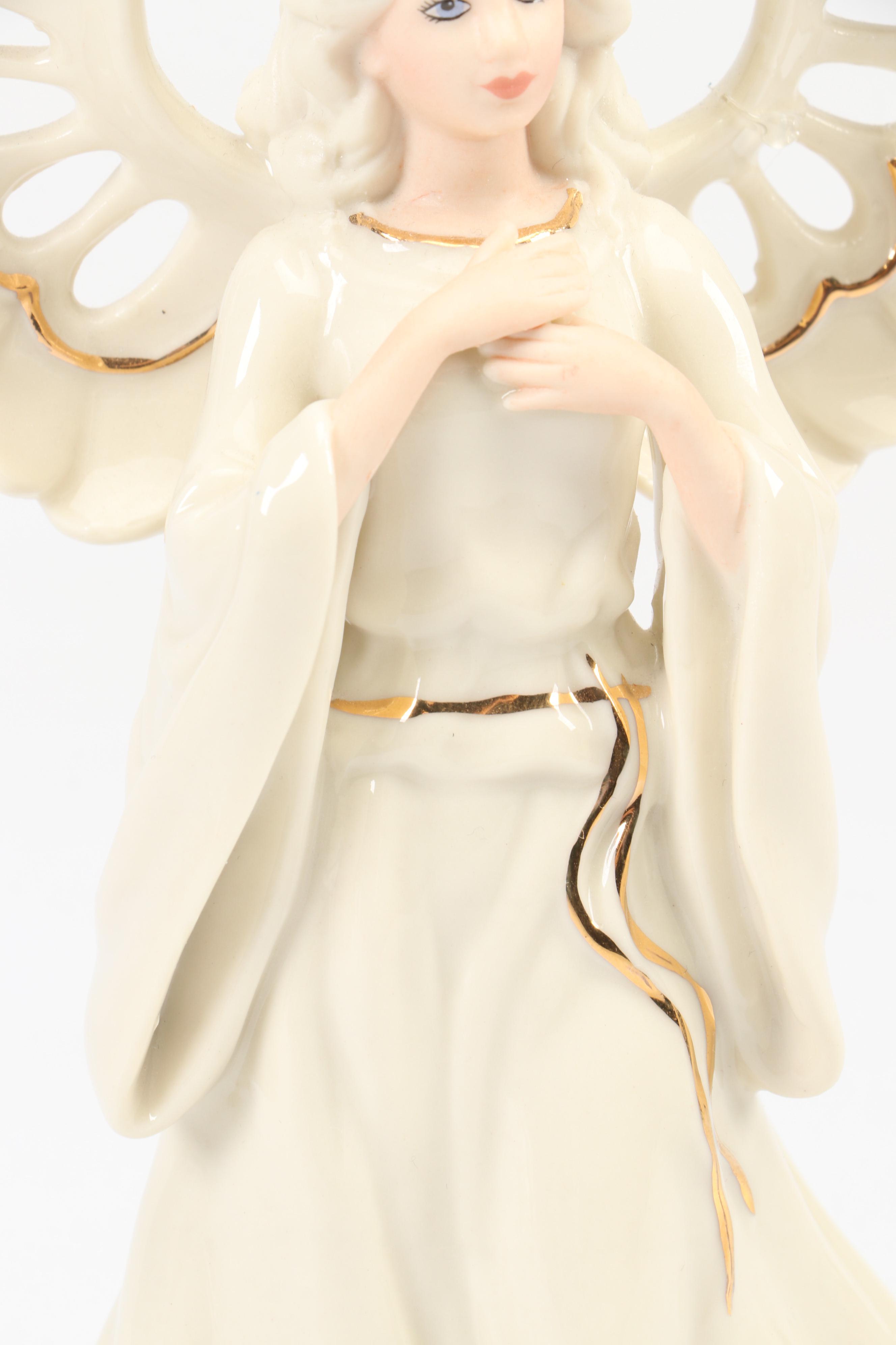 Lenox Bone China Angel Tree Topper | EBTH