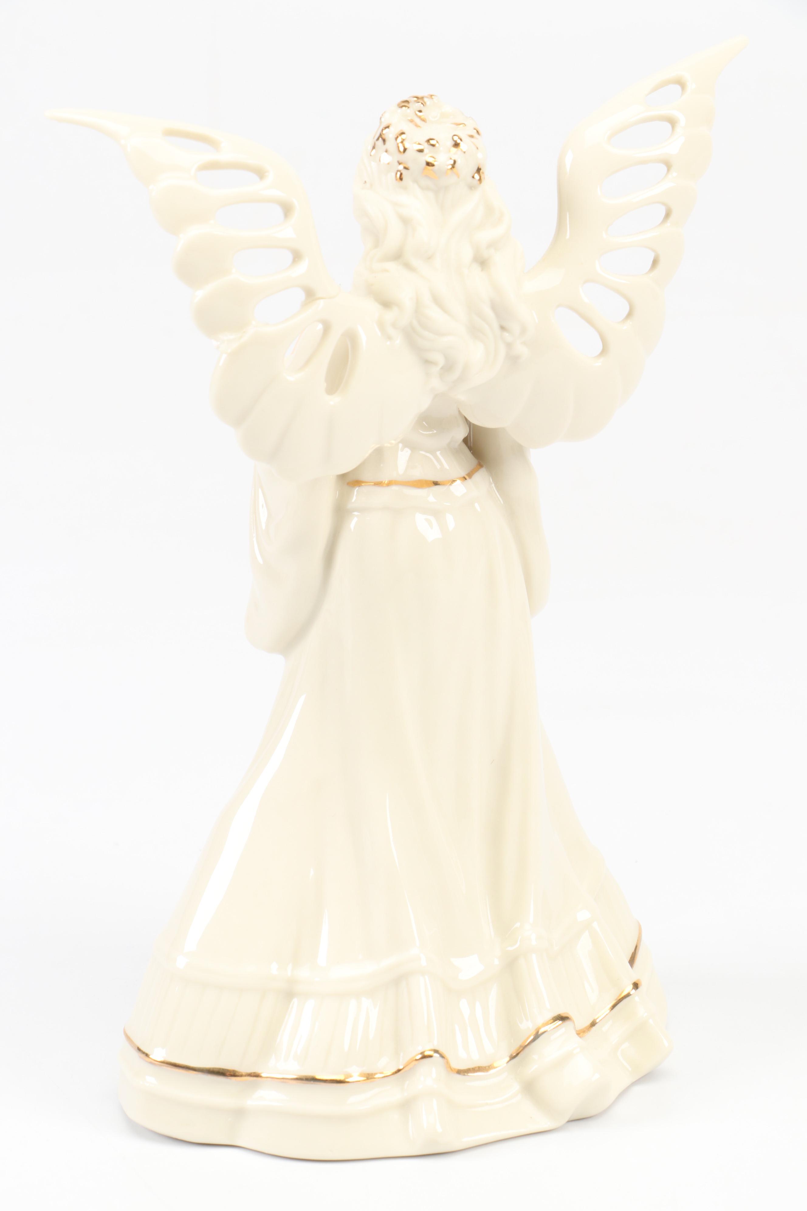 Lenox Bone China Angel Tree Topper | EBTH